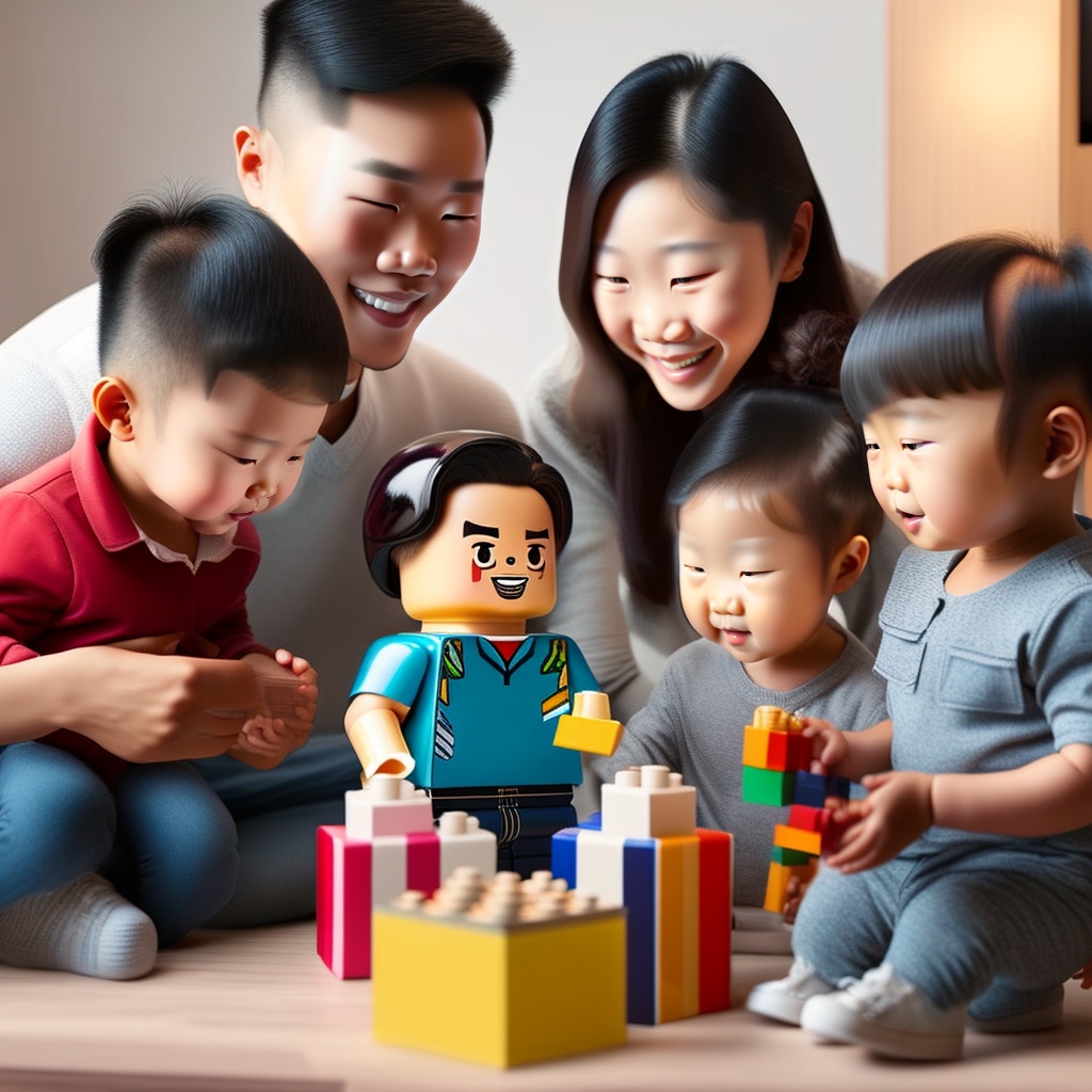 Lexica - A young Singaporean couple is gifting Lego toys to their two ...