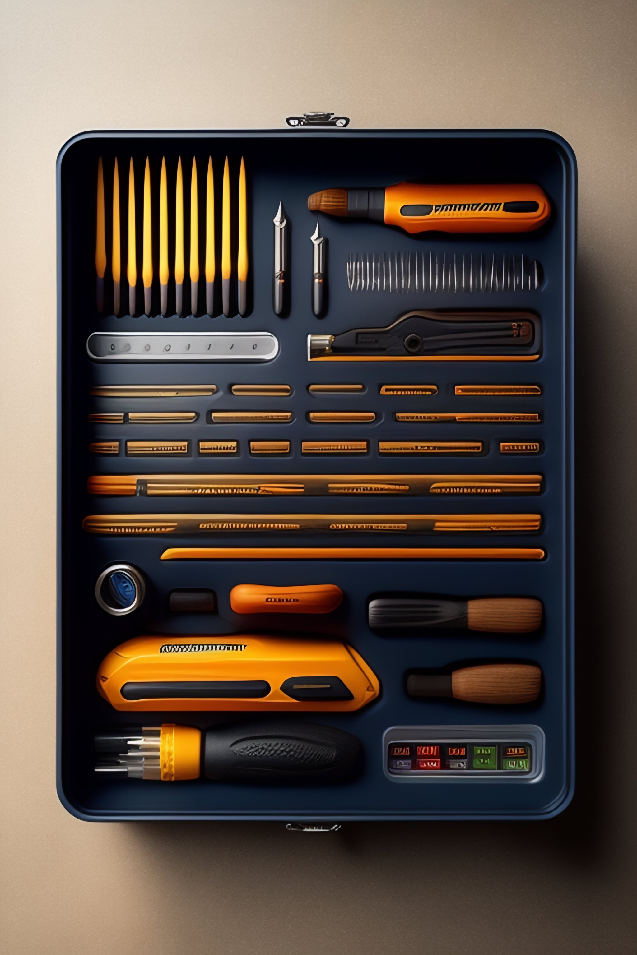 Lexica - Portrait of a technician tool box