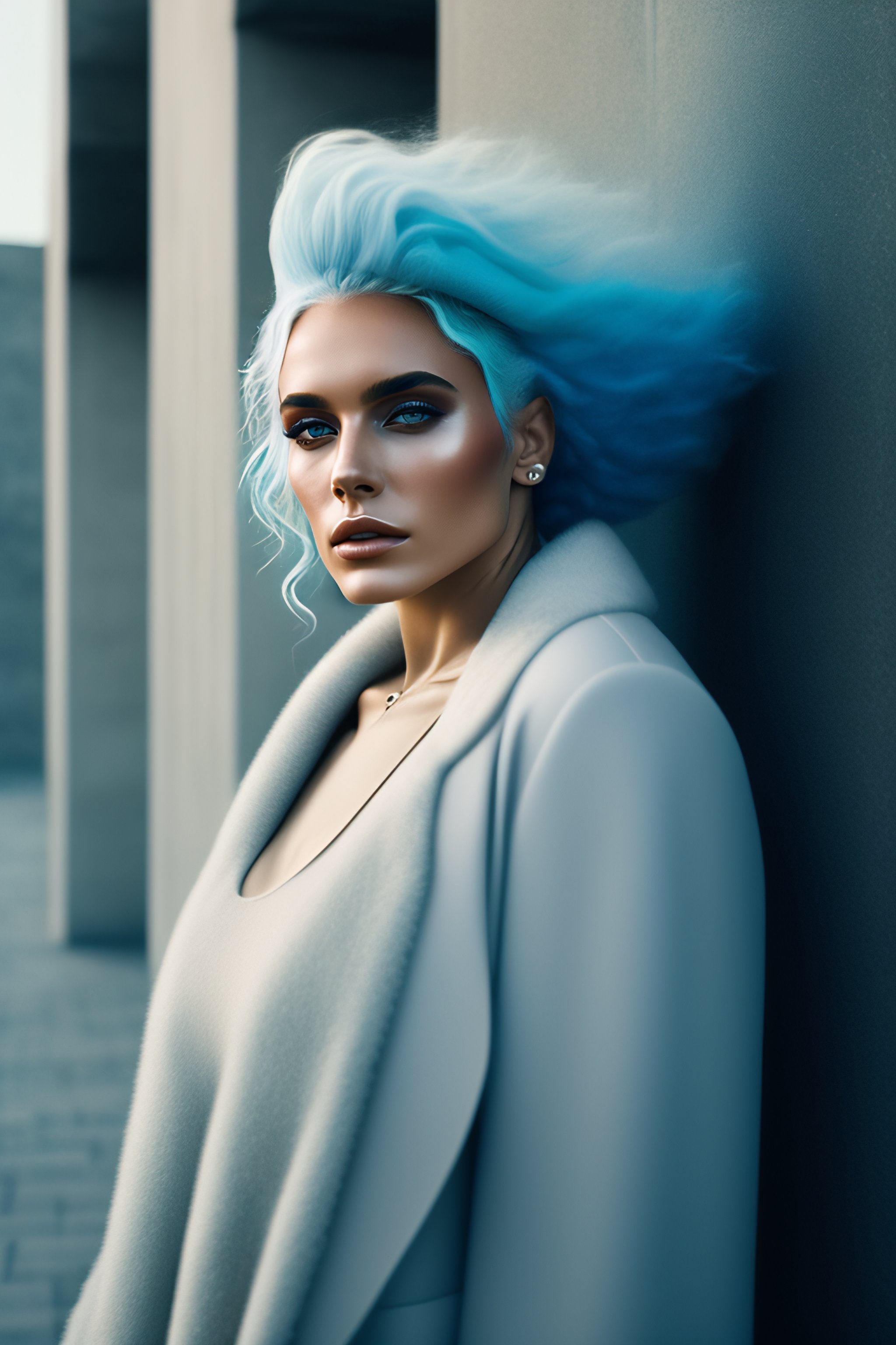 Teal Blue Hair Tumblr