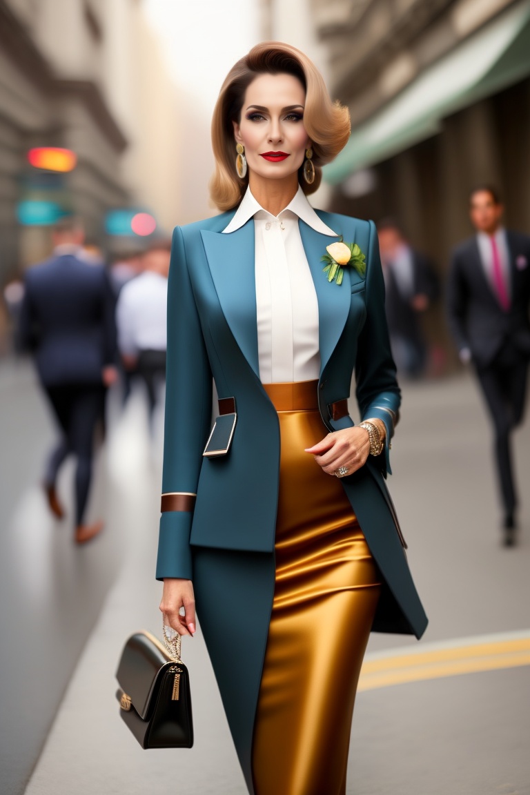 Lexica - A caucasian middle aged hurried square haircut transgender ...