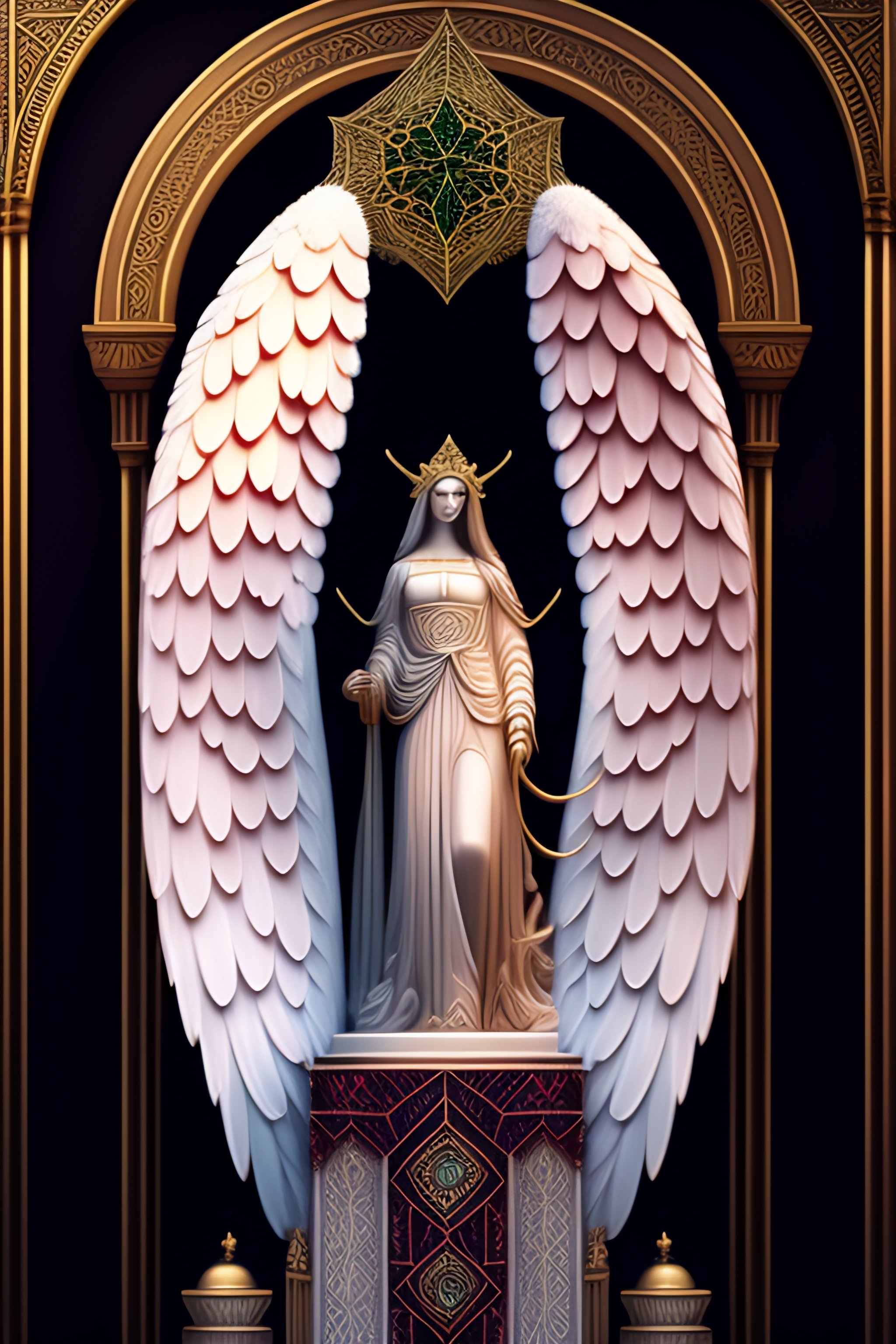 Lexica - Actual depiction of angels, occult propaganda, dread, fear ...