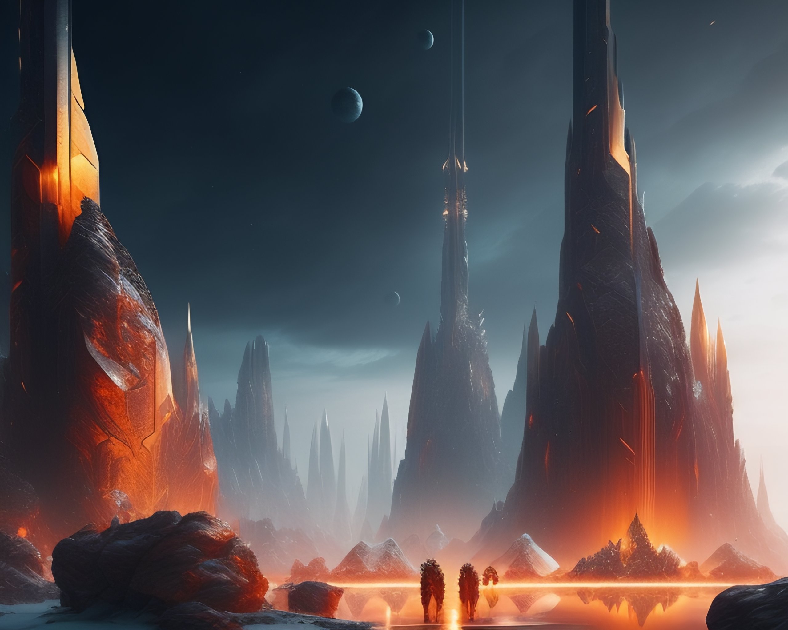 Lexica - Shattered planet earth, broken, scenic, detailed, trending on ...