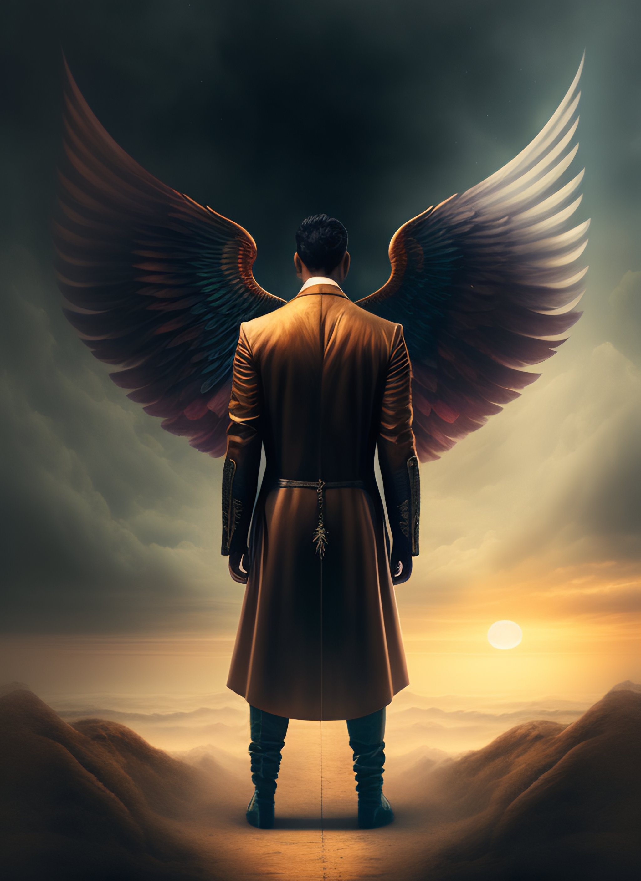 Castiel Wings Wallpaper