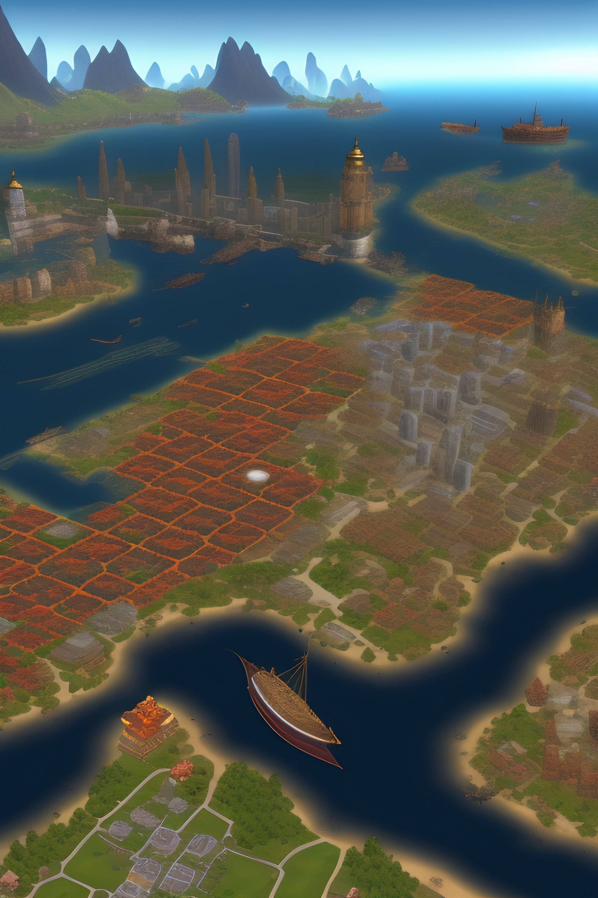 Lexica - City Map, Medieval Warfare, PVGames