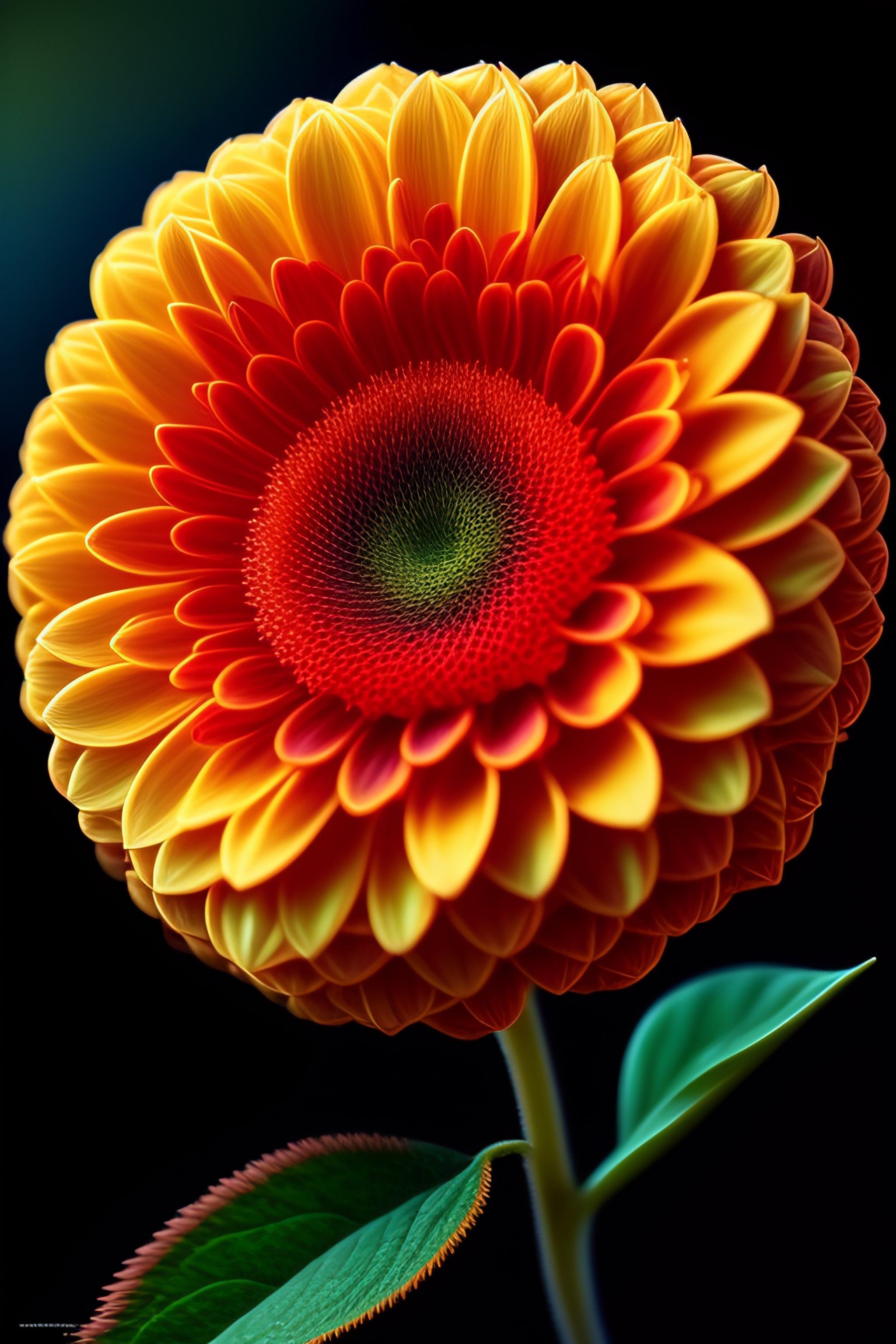 Lexica - A flower by escher style