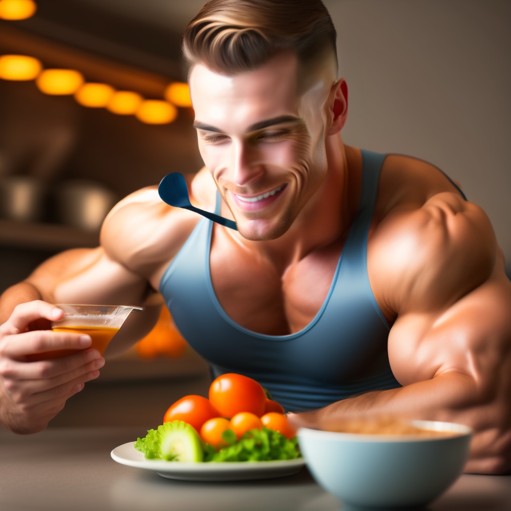 Lexica - A captivating photograph showcasing a thin man enjoying a ...