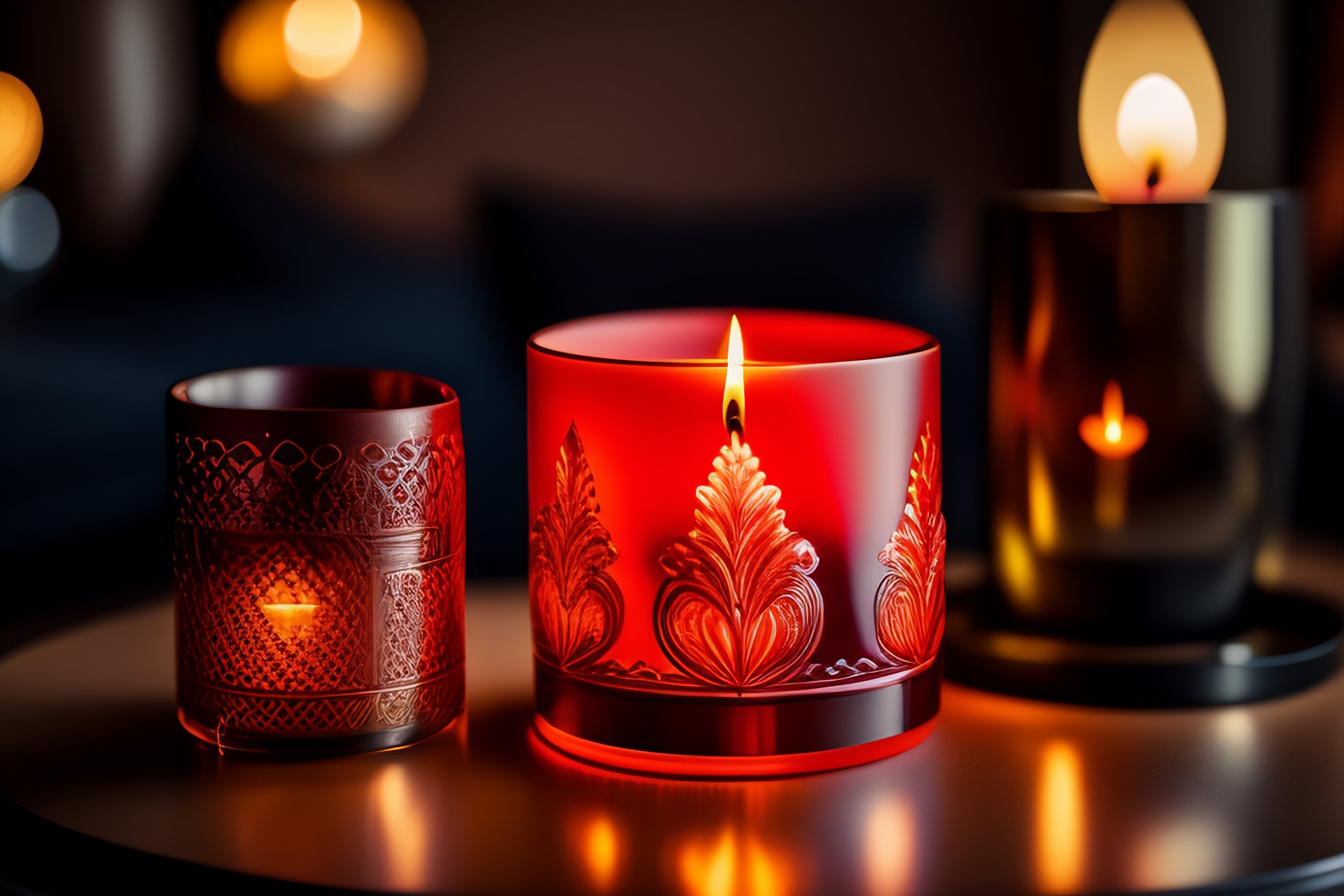 Lexica - Professional product photo of luxury candle, intricate ...
