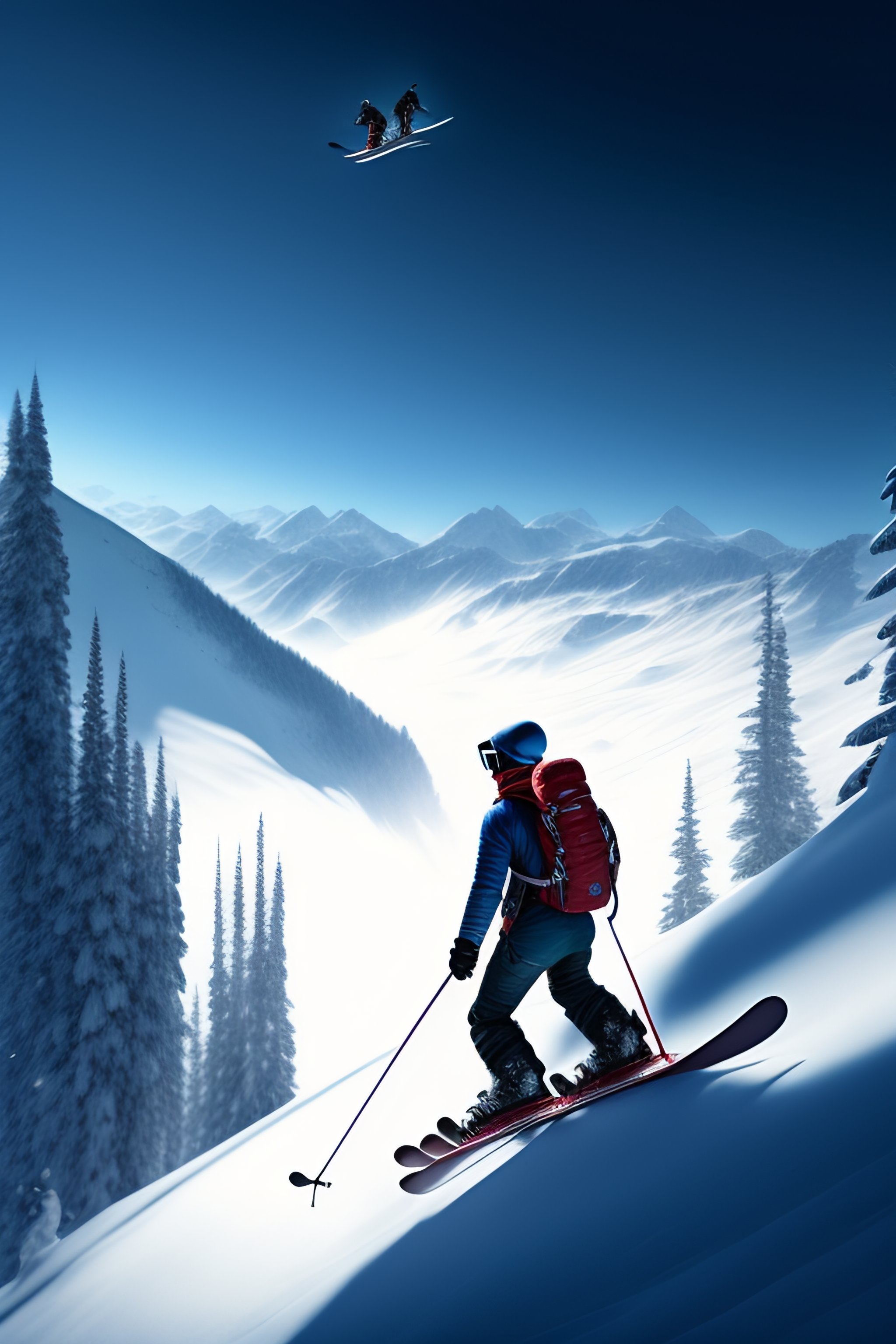 Lexica - Nathan Drake skiing