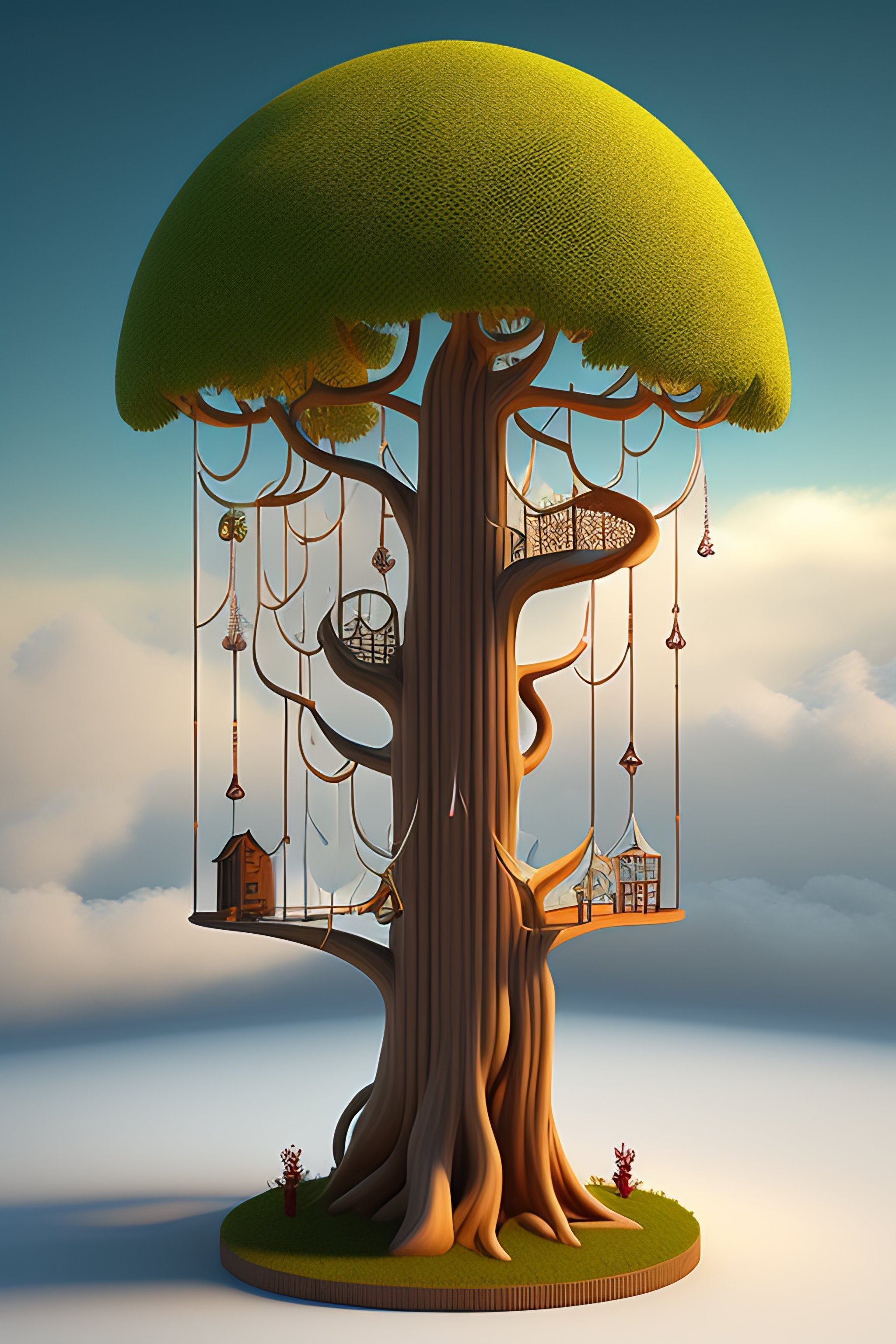 Lexica - Charisma tree made from wirers