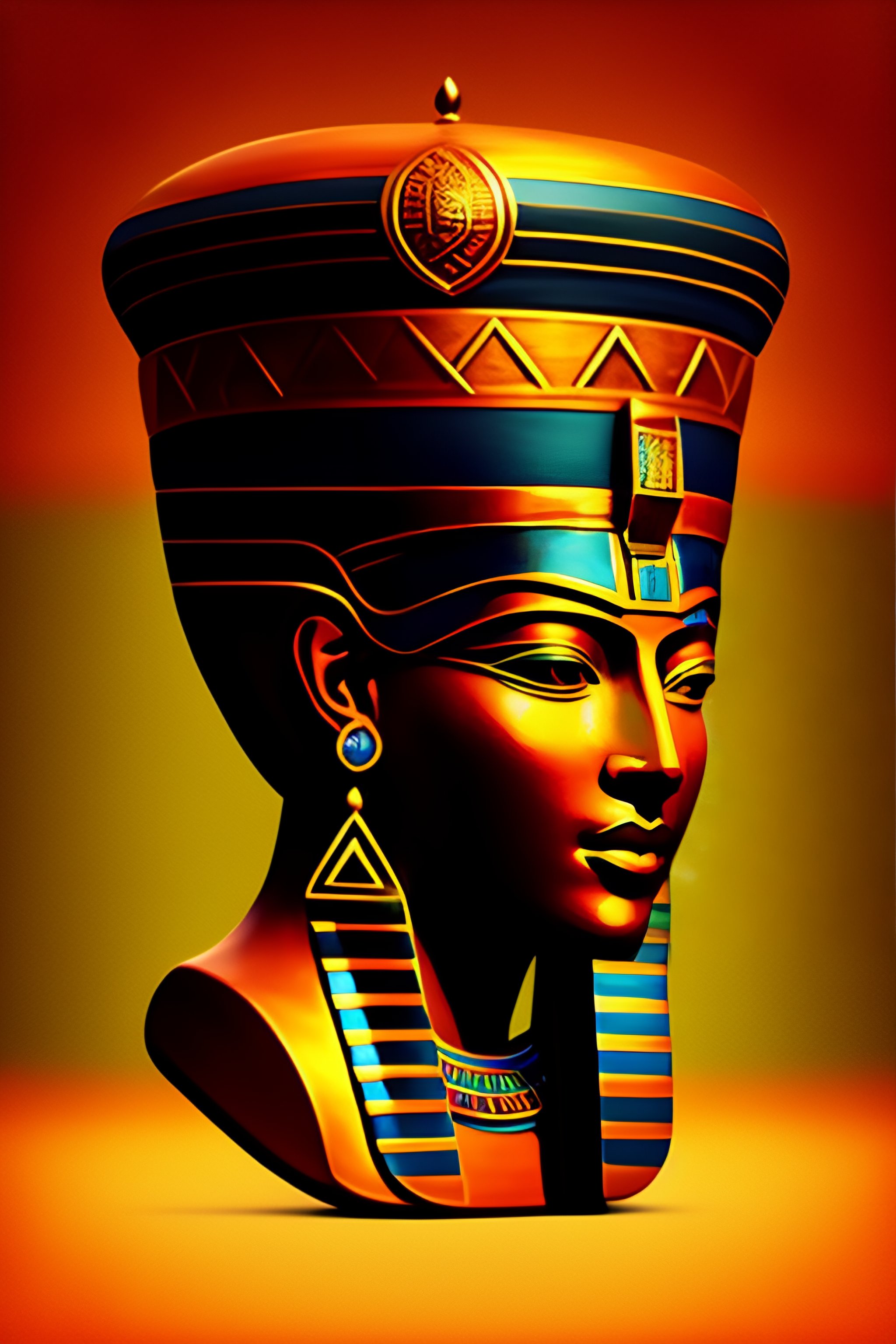 Lexica - 2d geometric egyptian god head