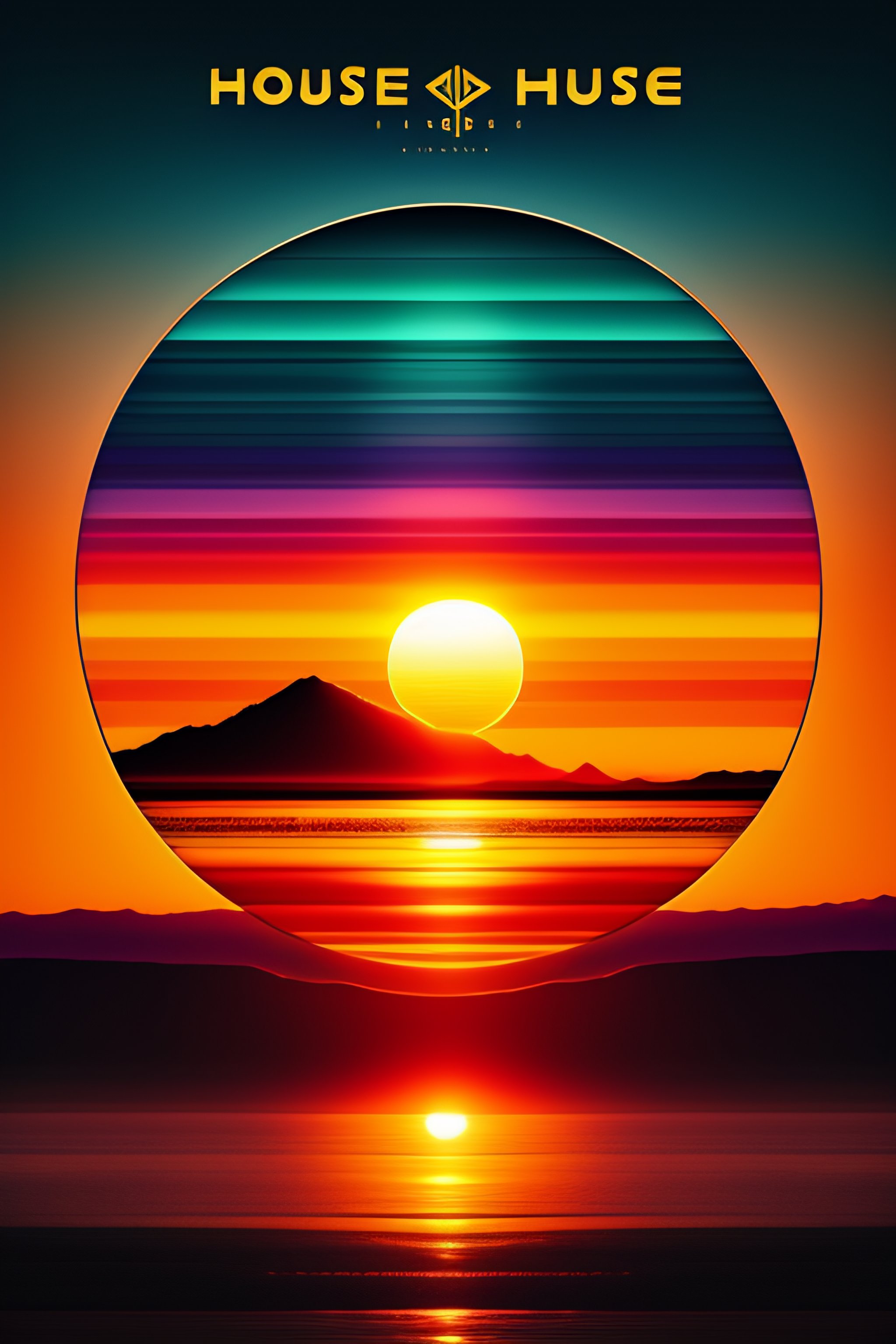 Lexica - House music disc sunset vinyl