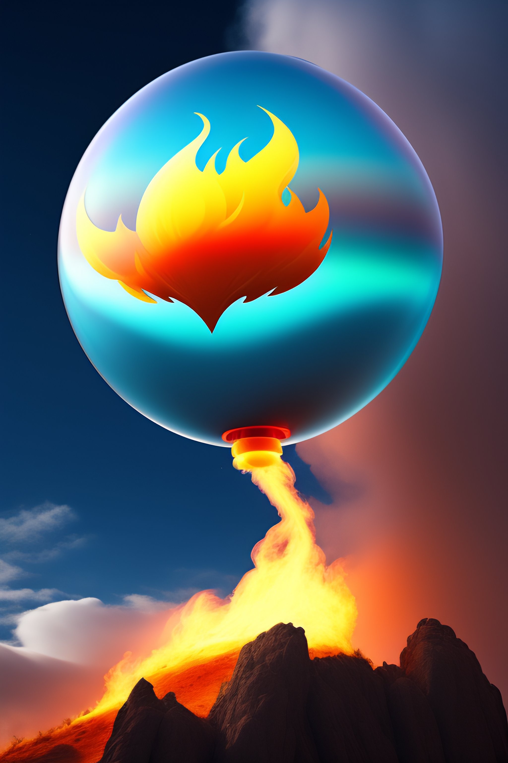 Lexica - Fire floating pokémon