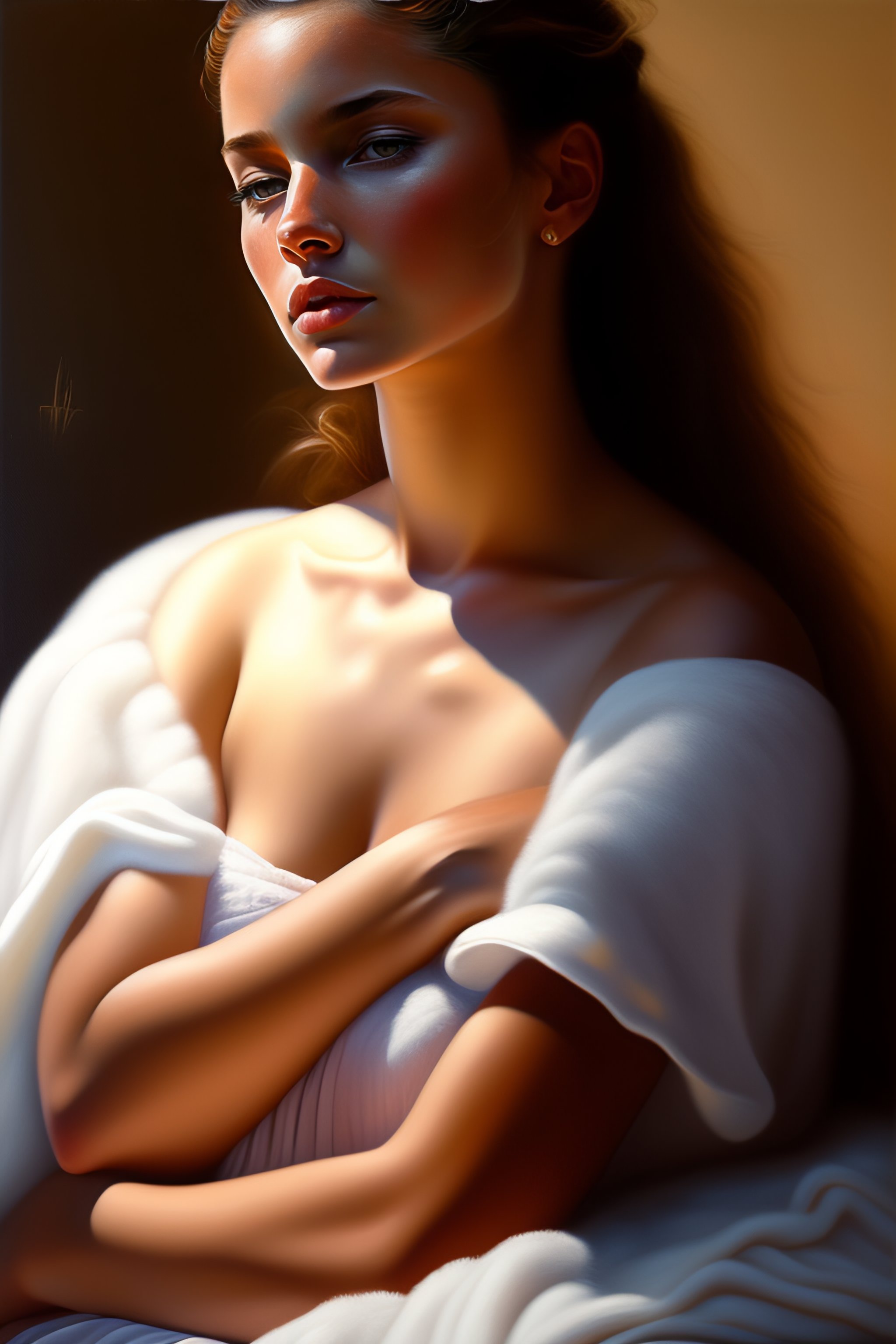 Lexica - Heaven, hyper realistic style, oil painting, fantasy by Olga Fedorova