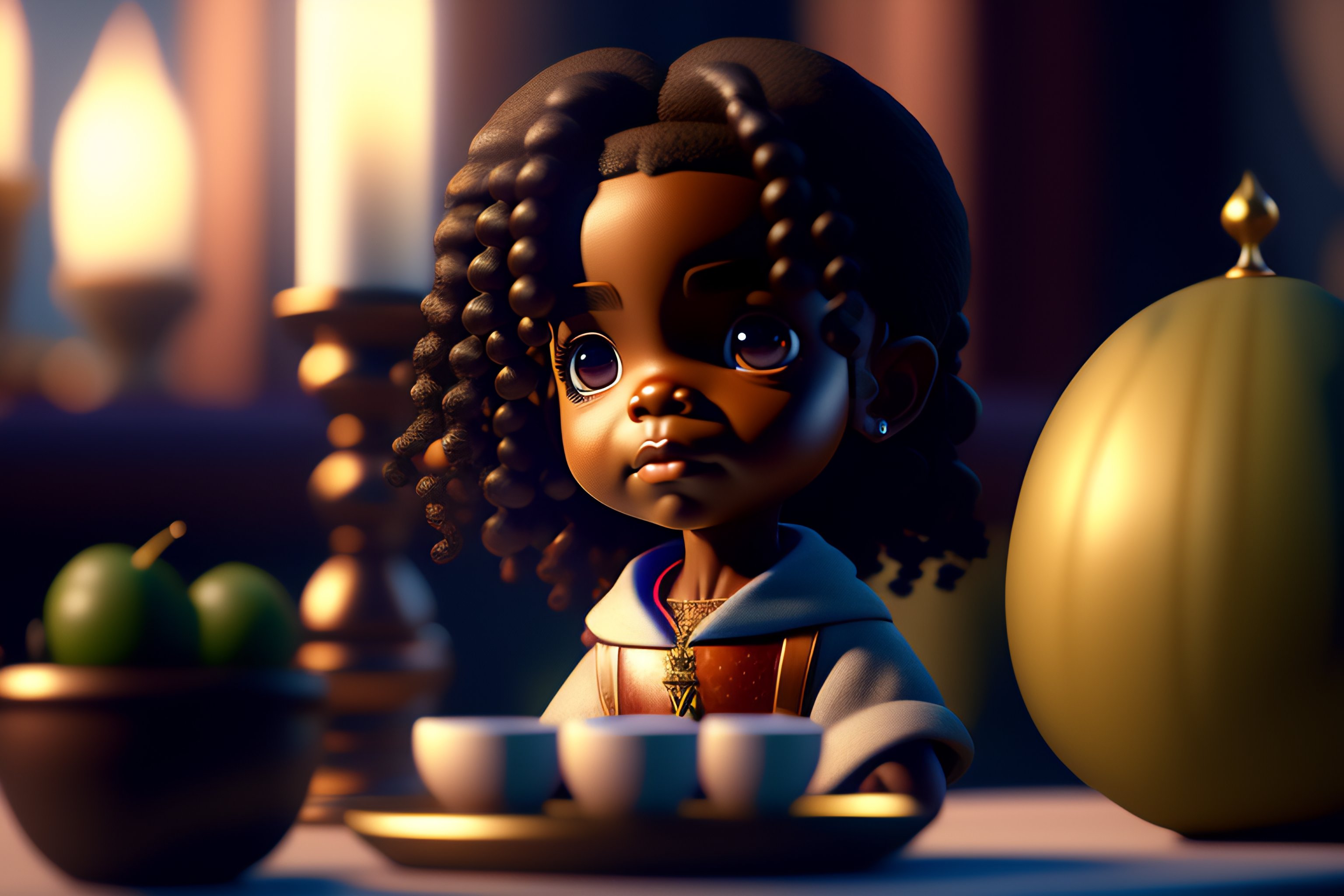 Lexica - Cute small humanoid black jesus and the last supper, BOONDOCKS ...