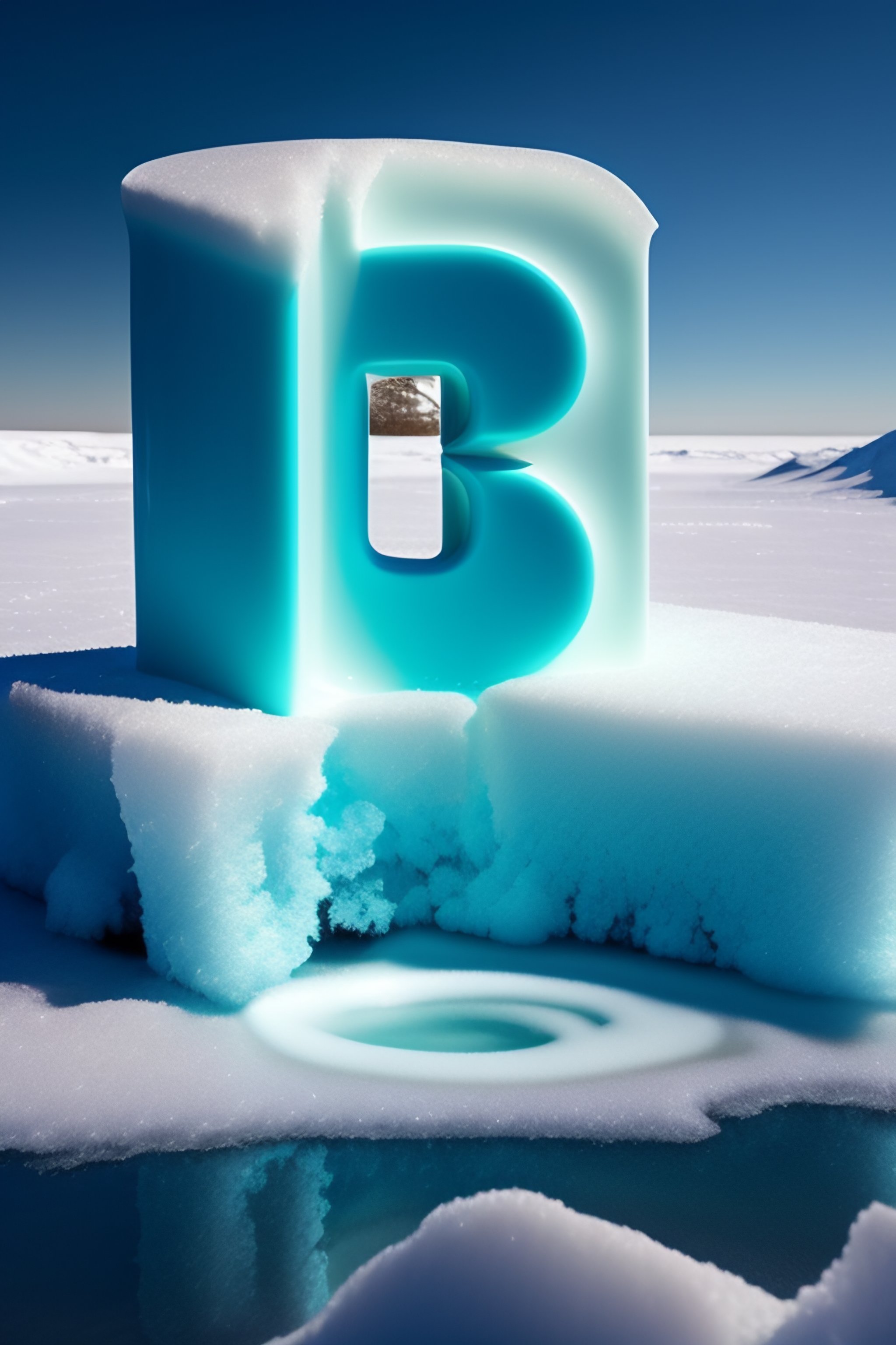 Lexica - A dollar sign made of melting ice