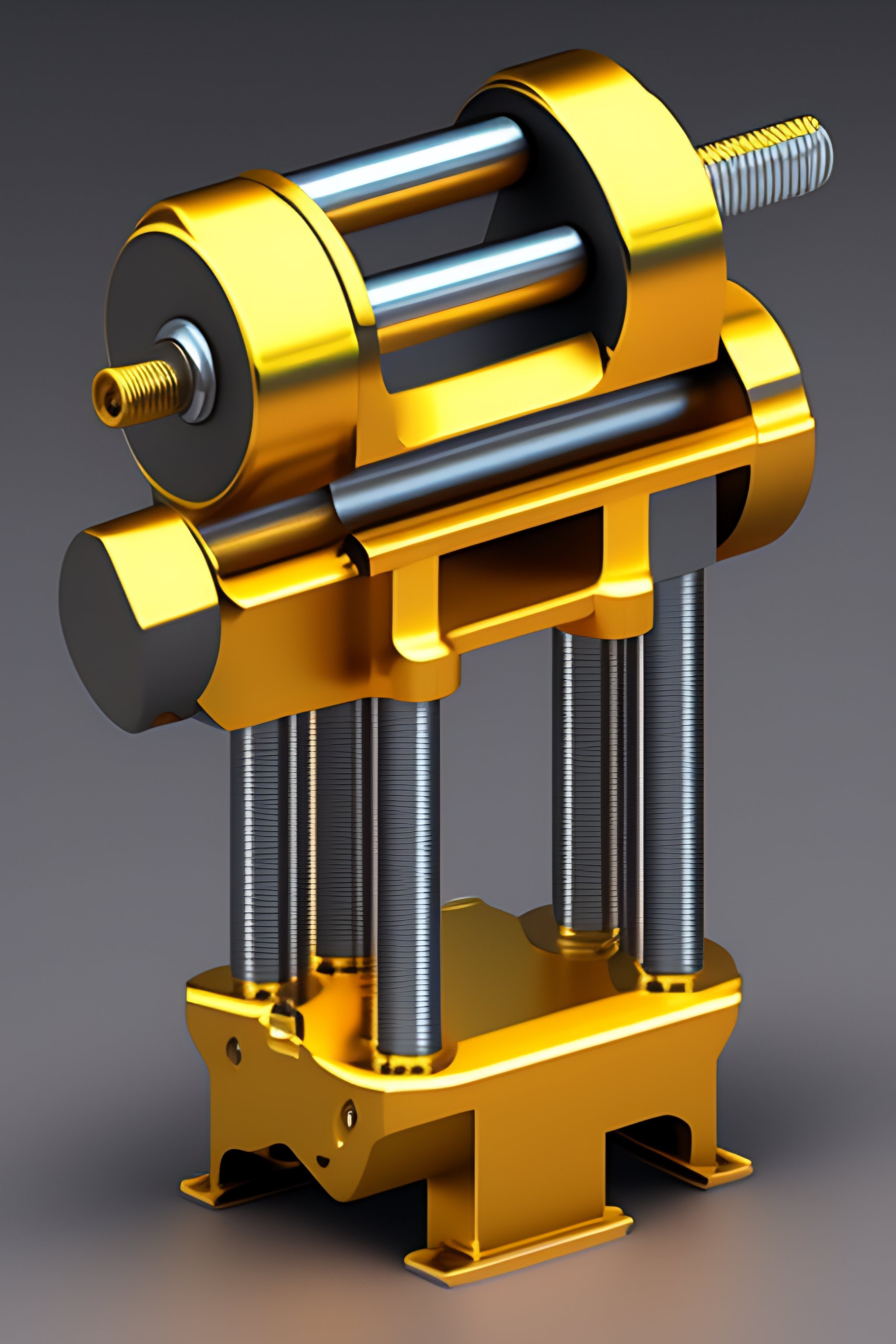 Lexica - Adjustable shaft support cad engineering