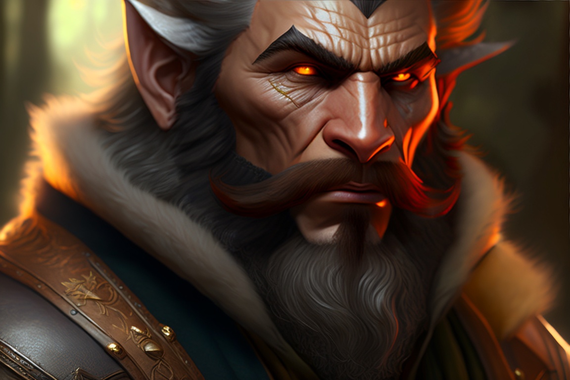 Lexica - Wolfman, realistic, detailed, mage style, lord of rings style