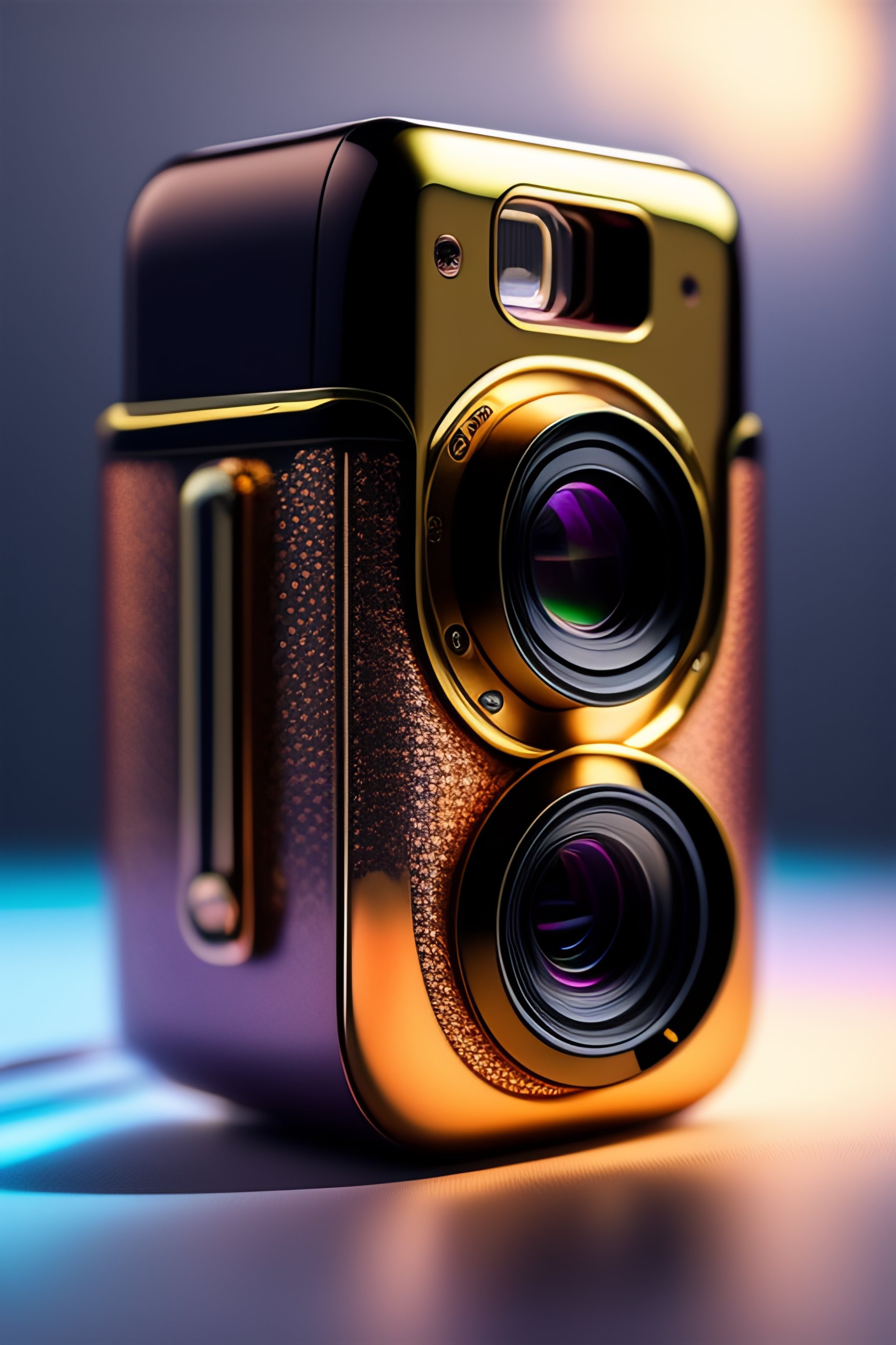 Lexica - Hyperrealistic neo - rococo steampunk minimal instax mini ...