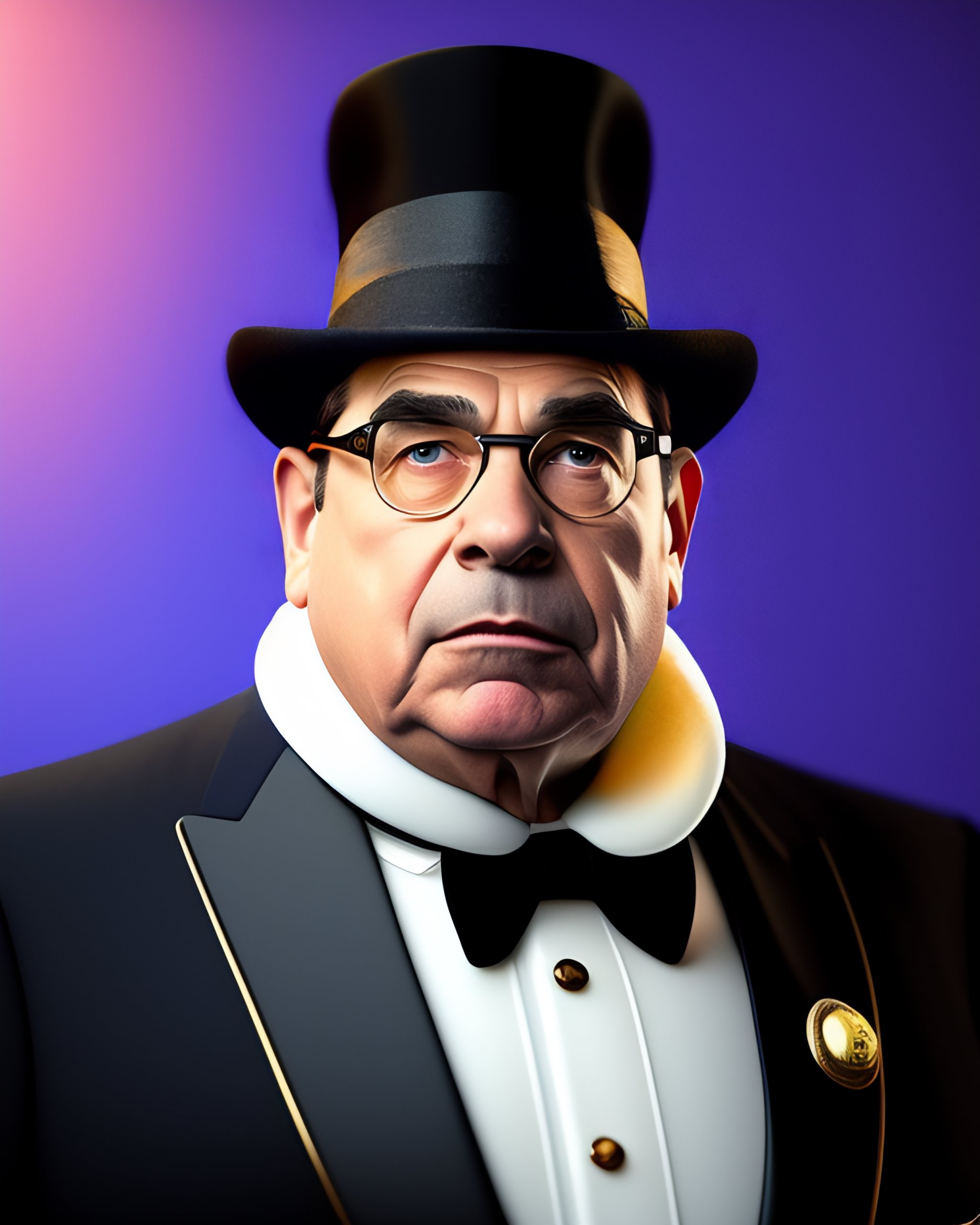 Lexica - Jerry Nadler dressed as a Penguin, wearing a monocle, funko ...