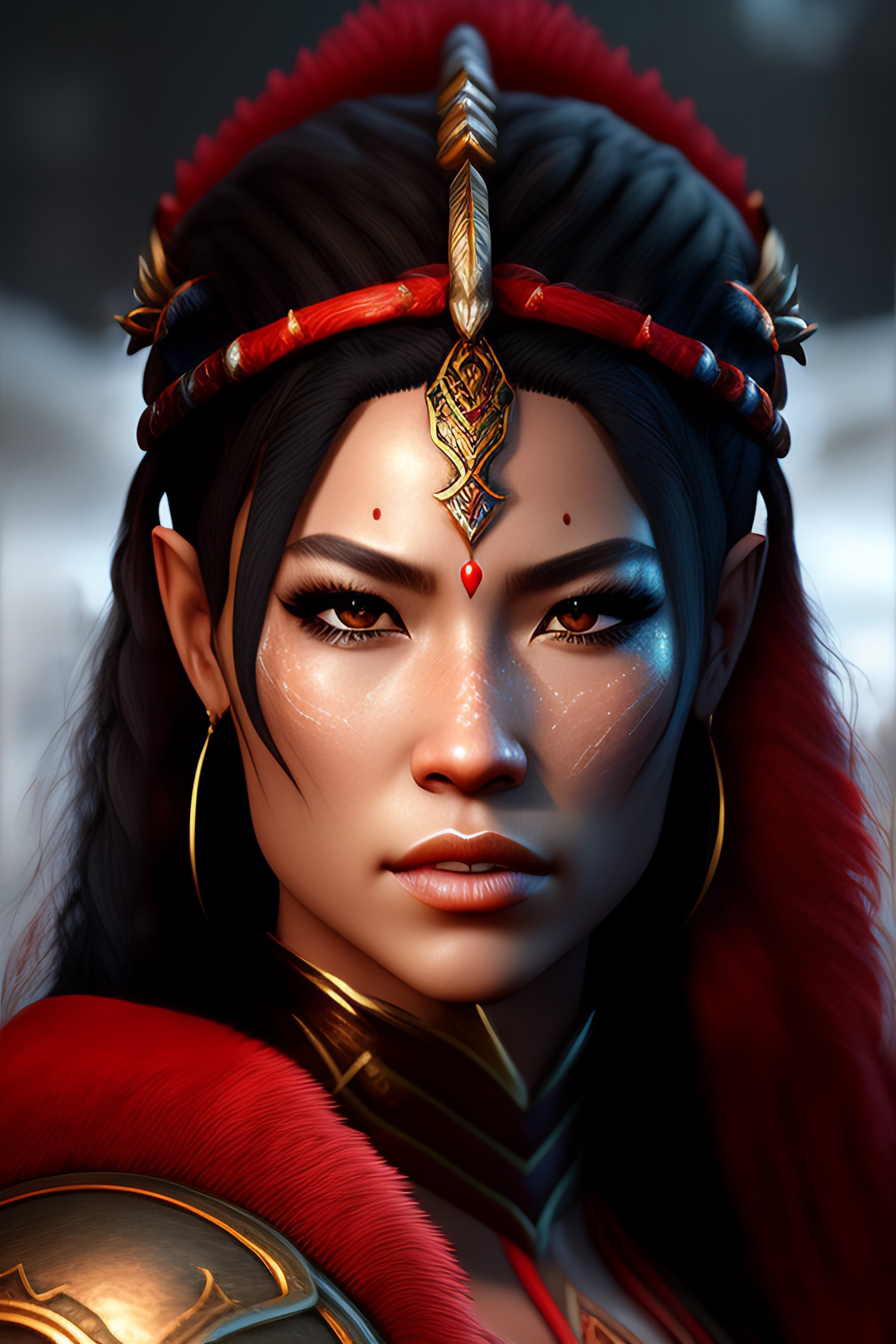 Lexica - Female character god of war ragnarok