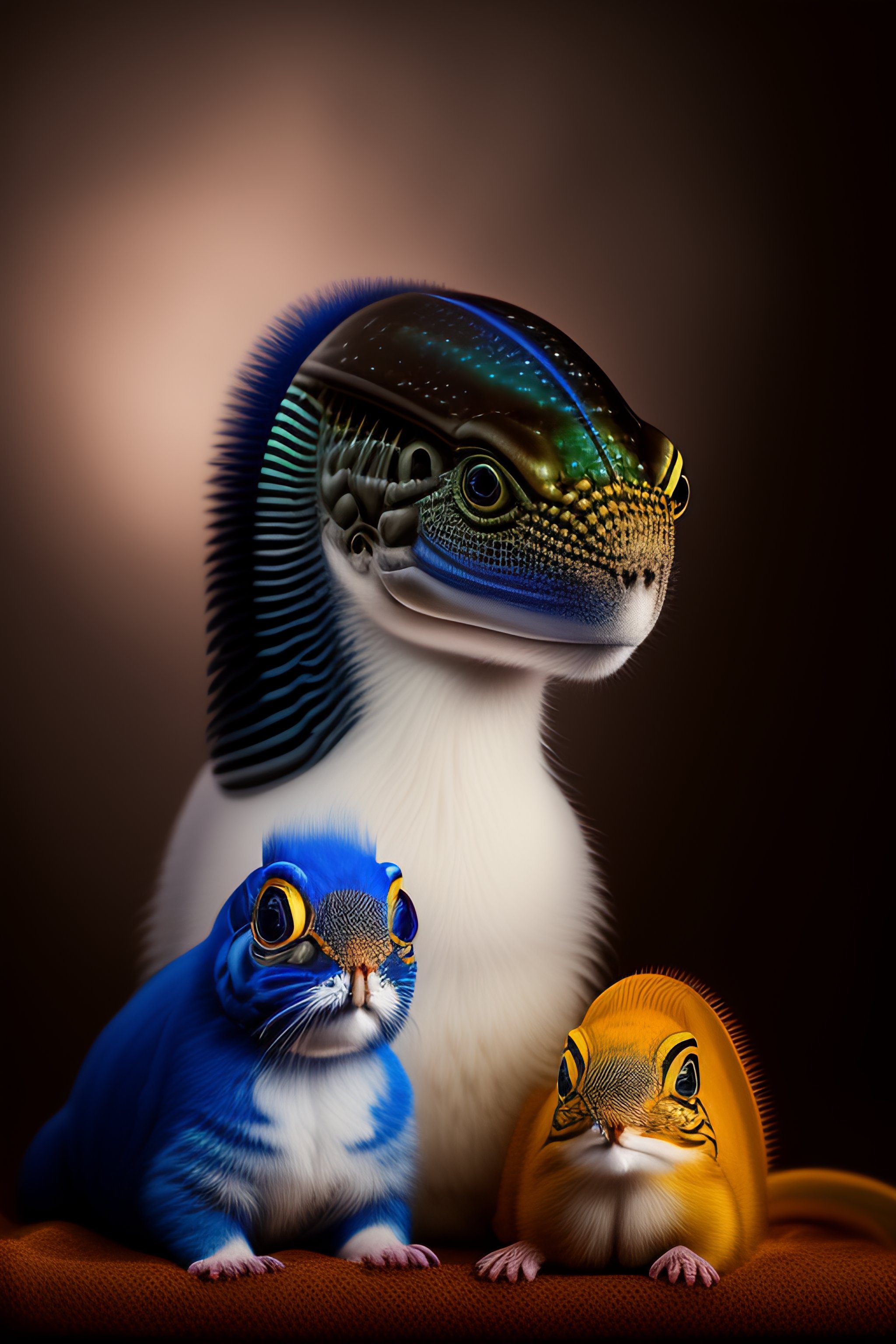 Lexica - Alien creatures family portraits, professional photography ...