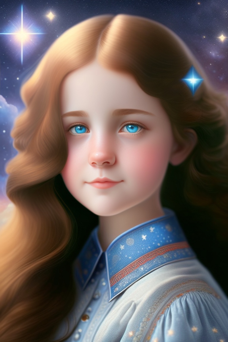 Lexica - Alice was a young girl with sparkling blue eyes that shone ...