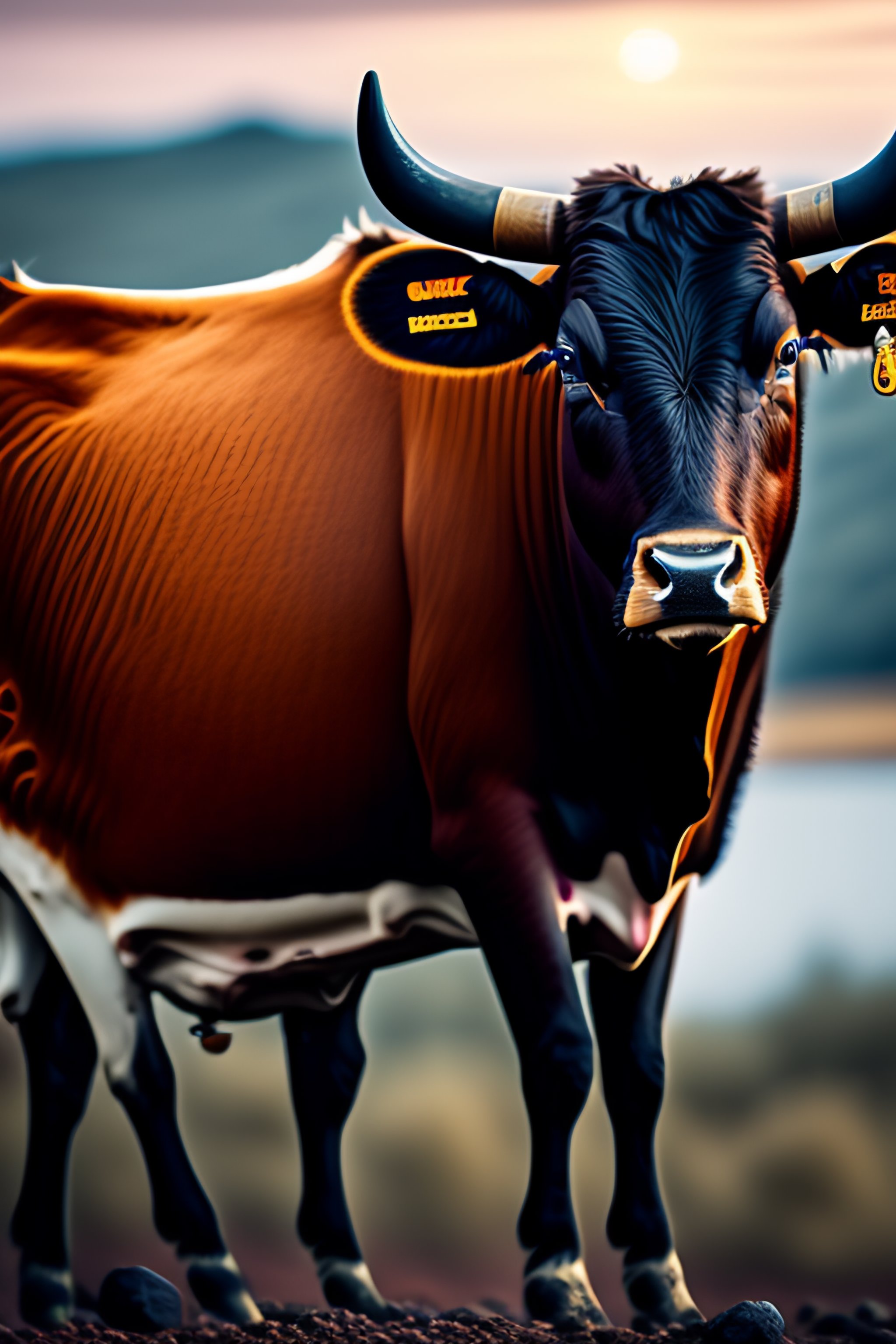 Lexica - Cattle bons, digital art, 4k, ultra high details