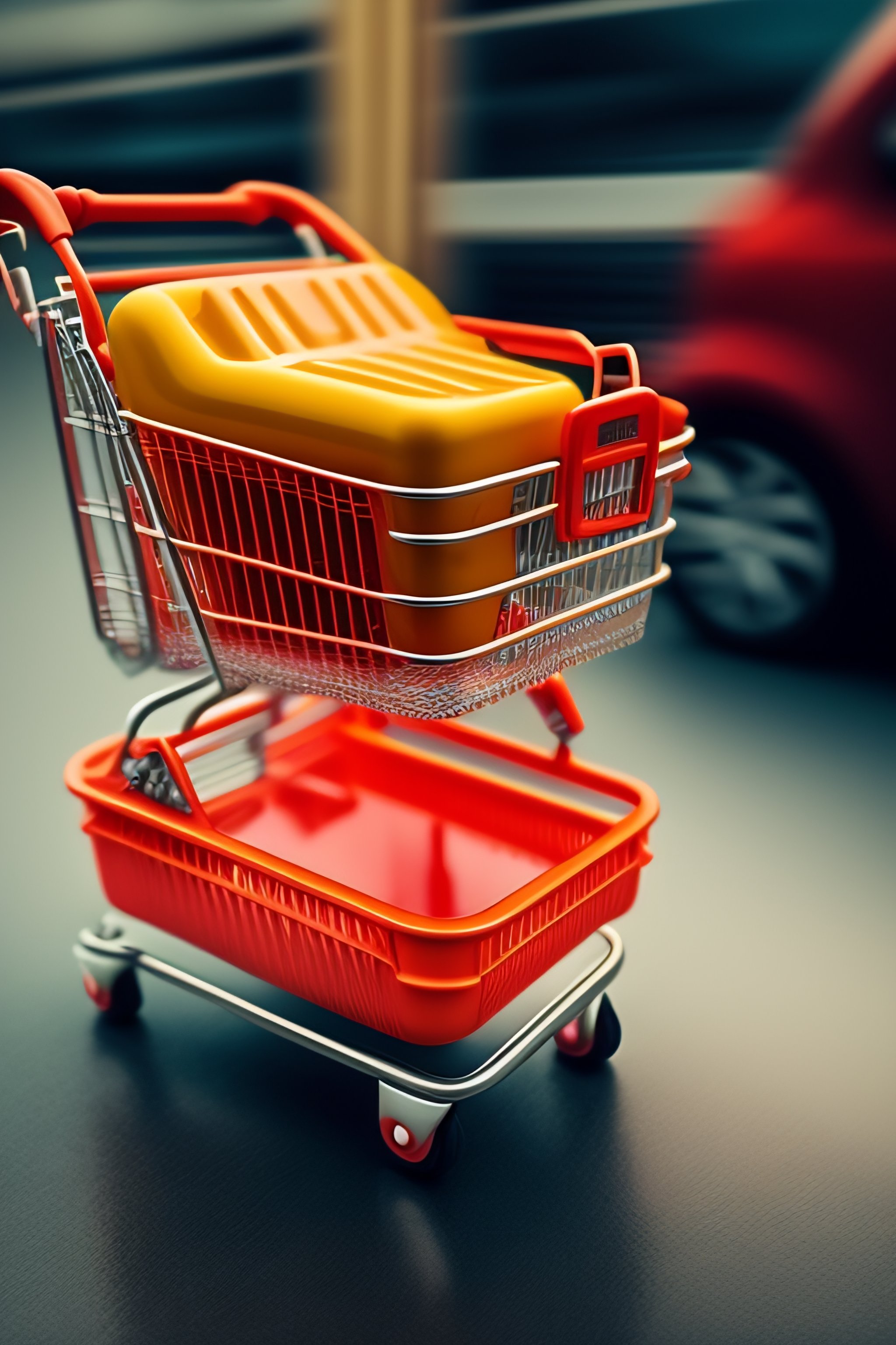 Lexica - A shopping cart so full that overflows
