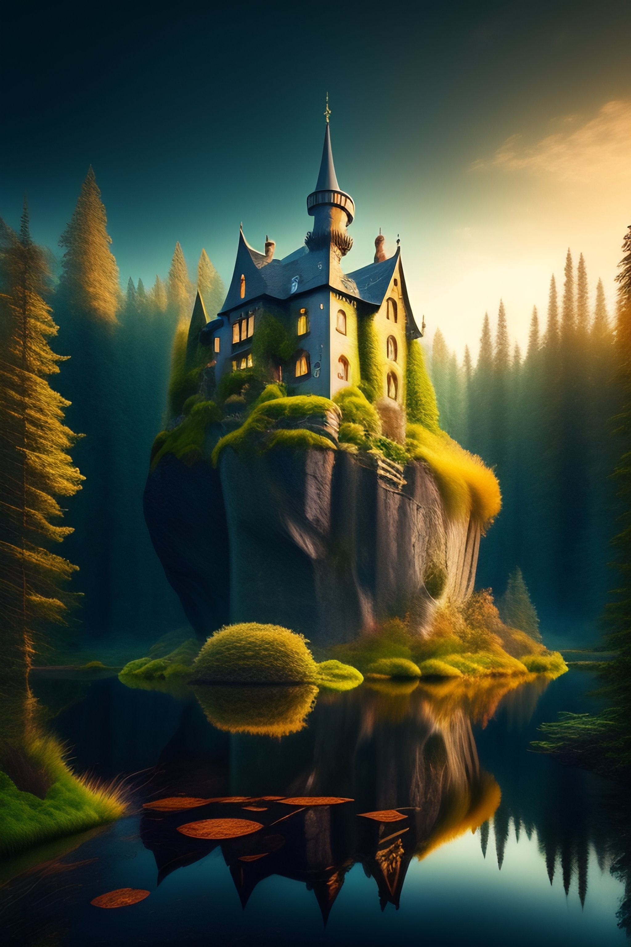 Lexica - Elven castle in the forest