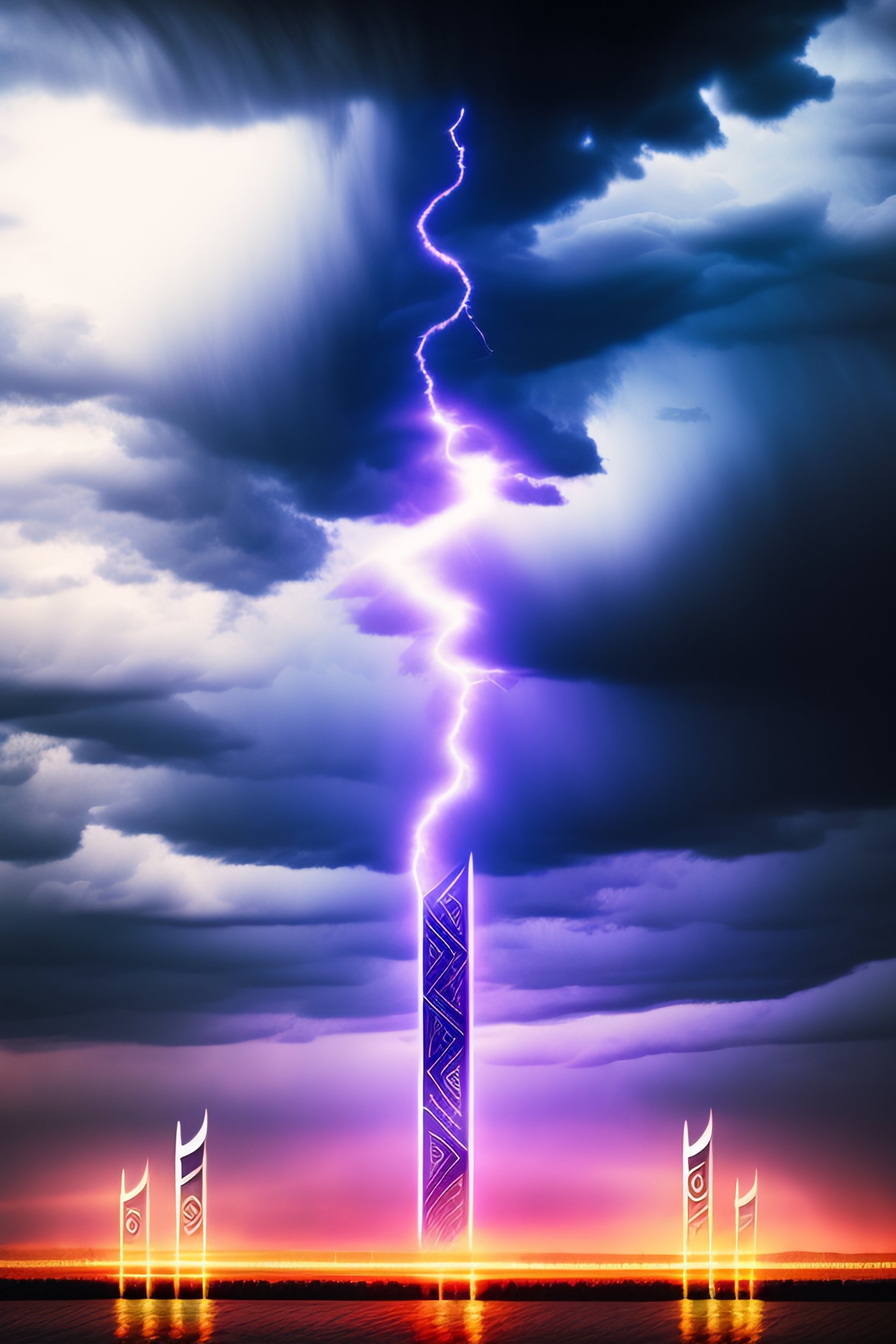 Lexica - Runes in the sky by lightning