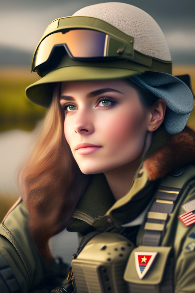 Lexica - Portrait+ style; photograph close up; Battle wary war girl ...