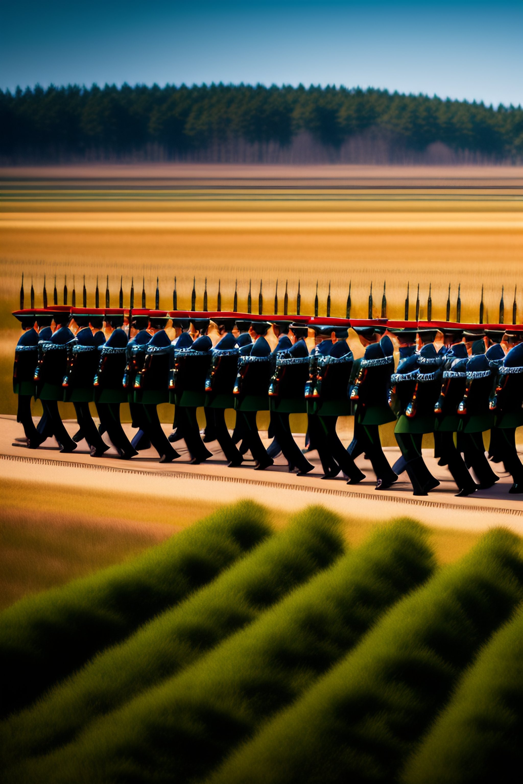 Lexica - Soldiers marching side view