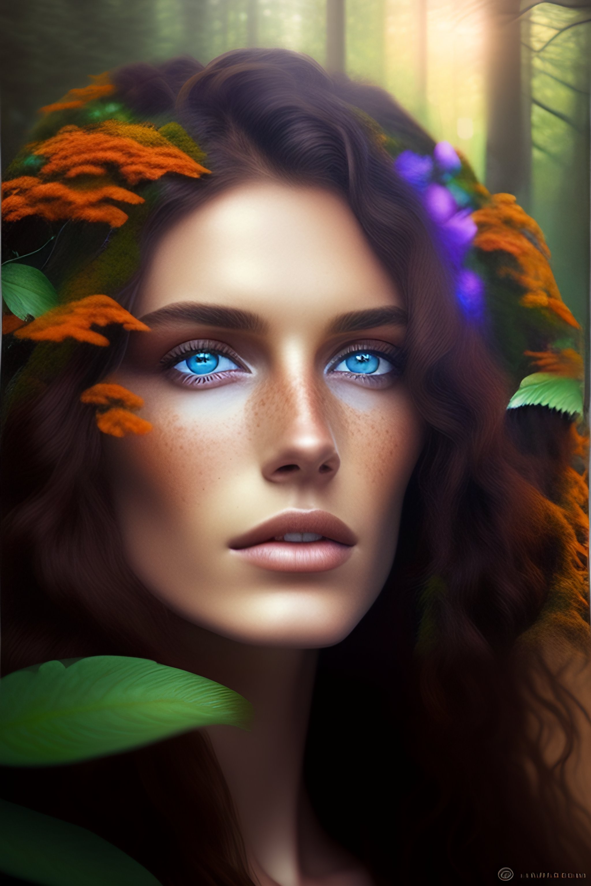 Lexica - Brunette, wild hair, oraA Fire Deep In The Woods, Beautiful ...