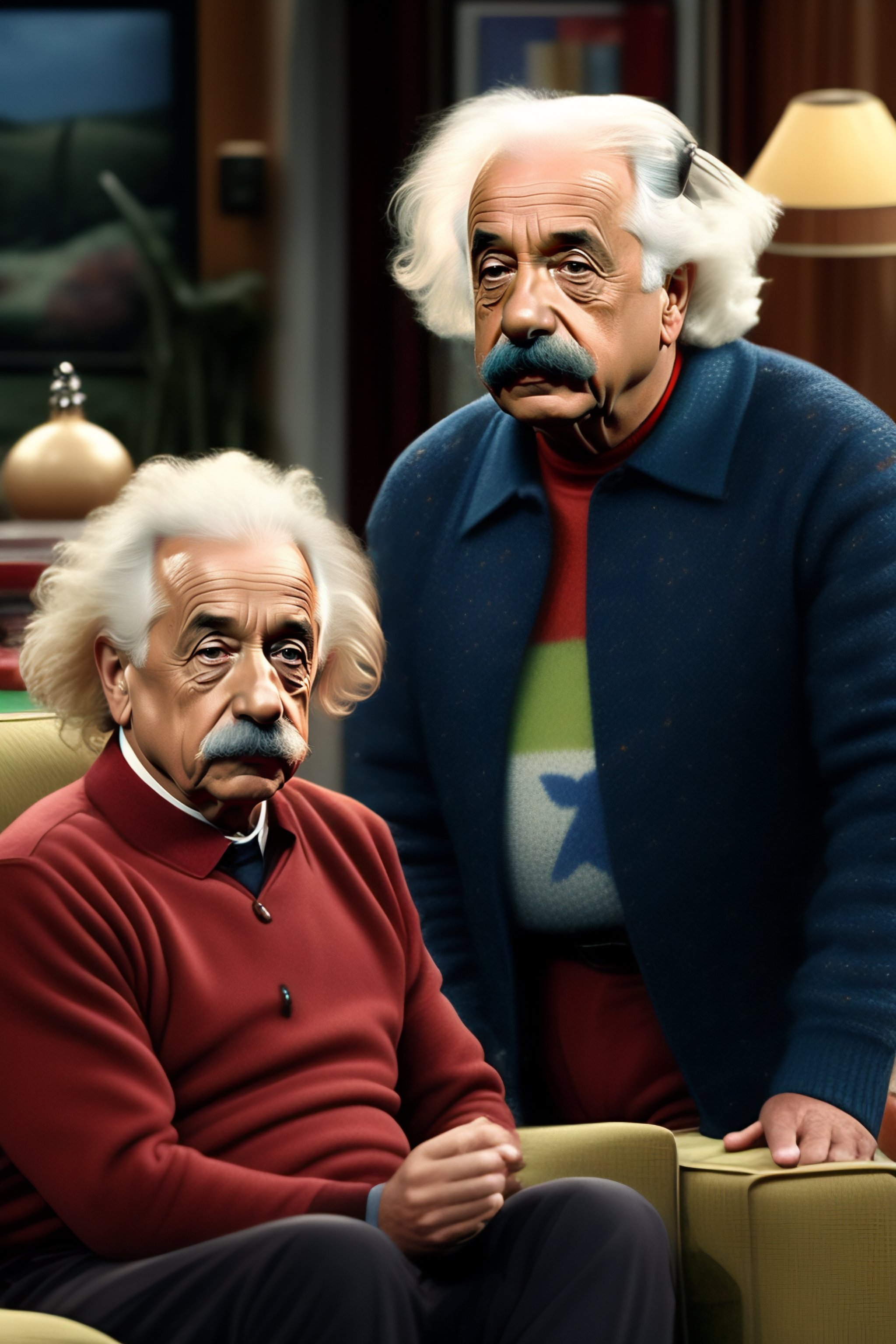 Lexica - Albert einstein participating in the show the big bang theory