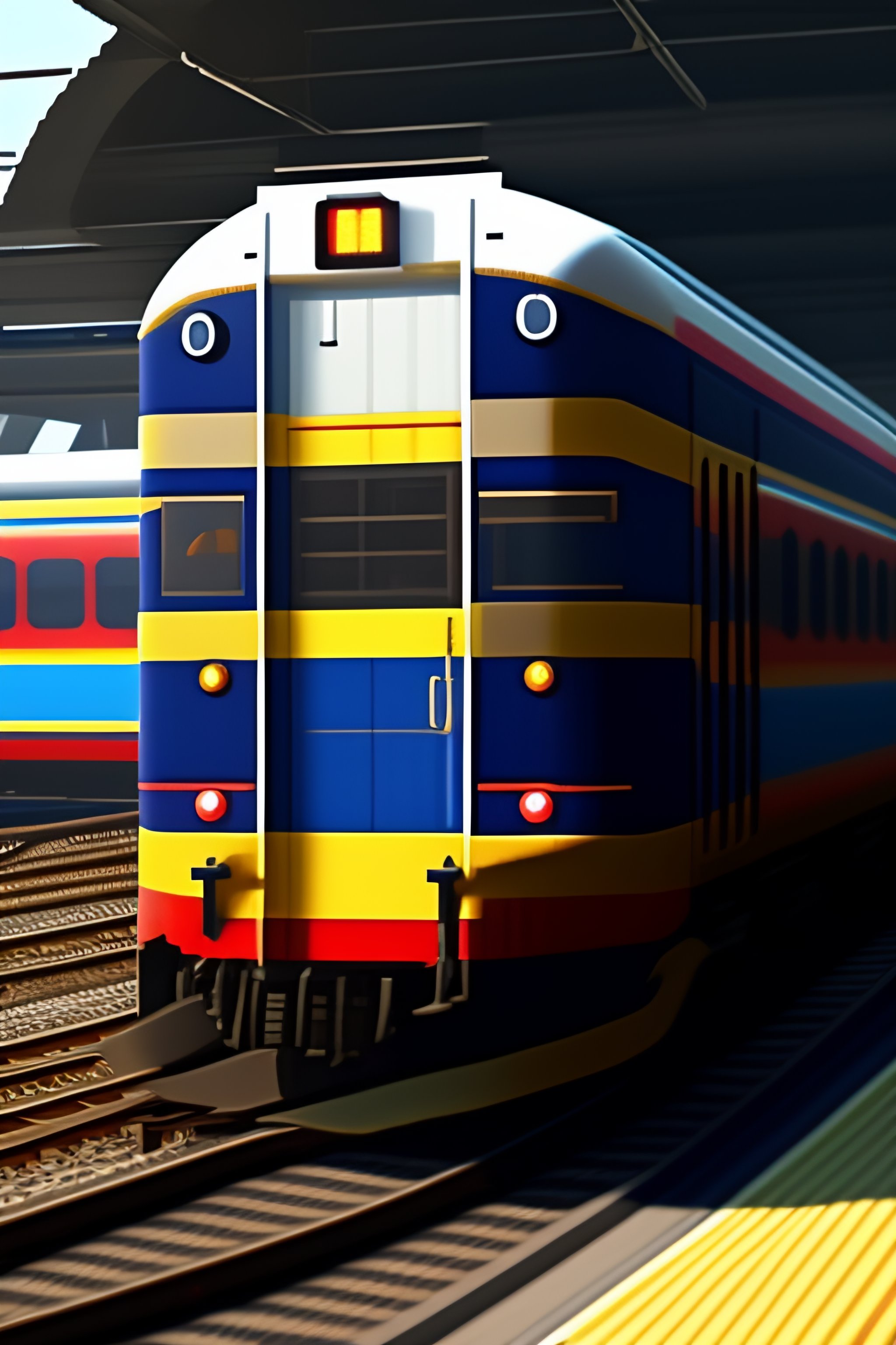 Lexica - Late train, hyper-realistic pixel art