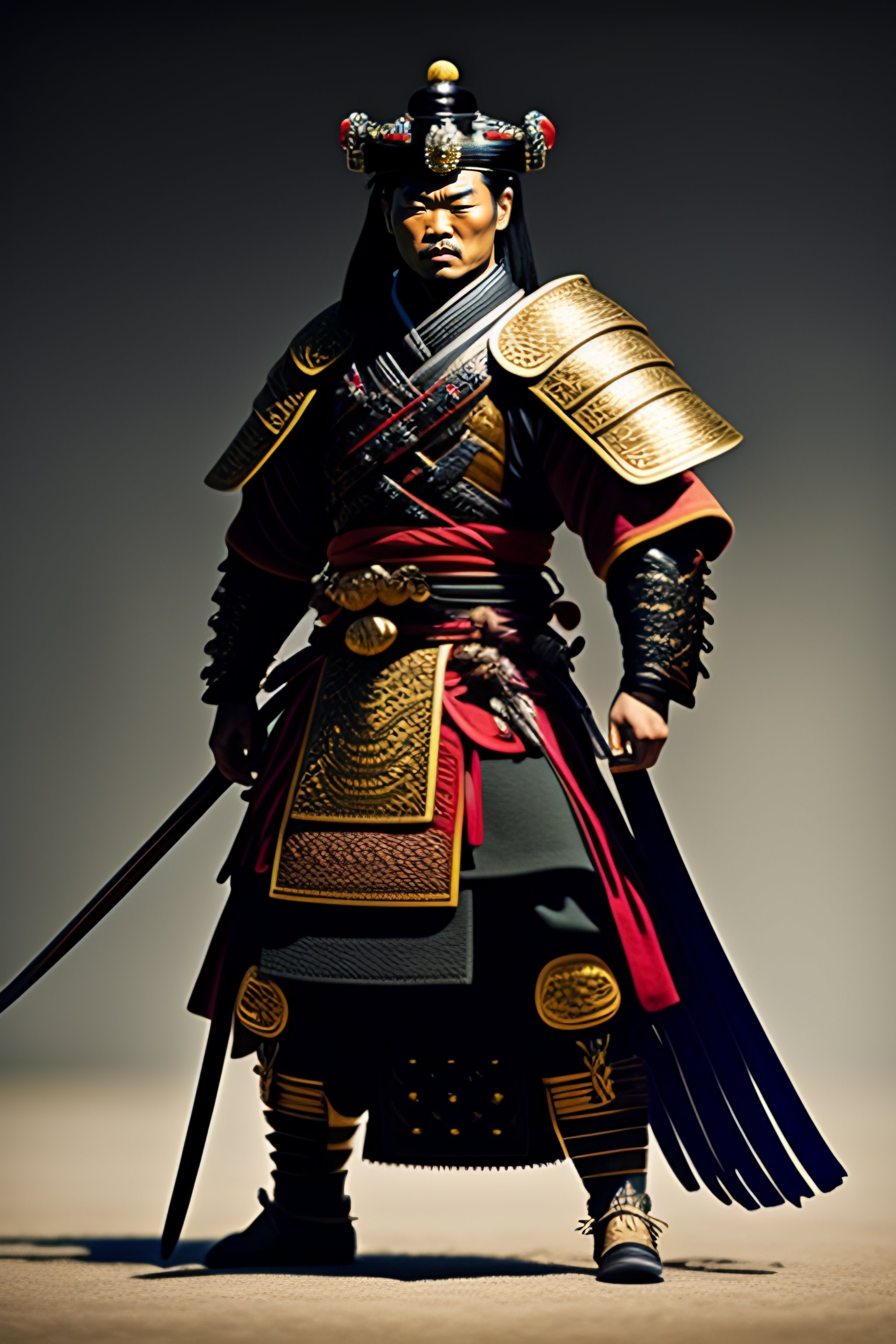 Lexica - Samurai in a ready stance