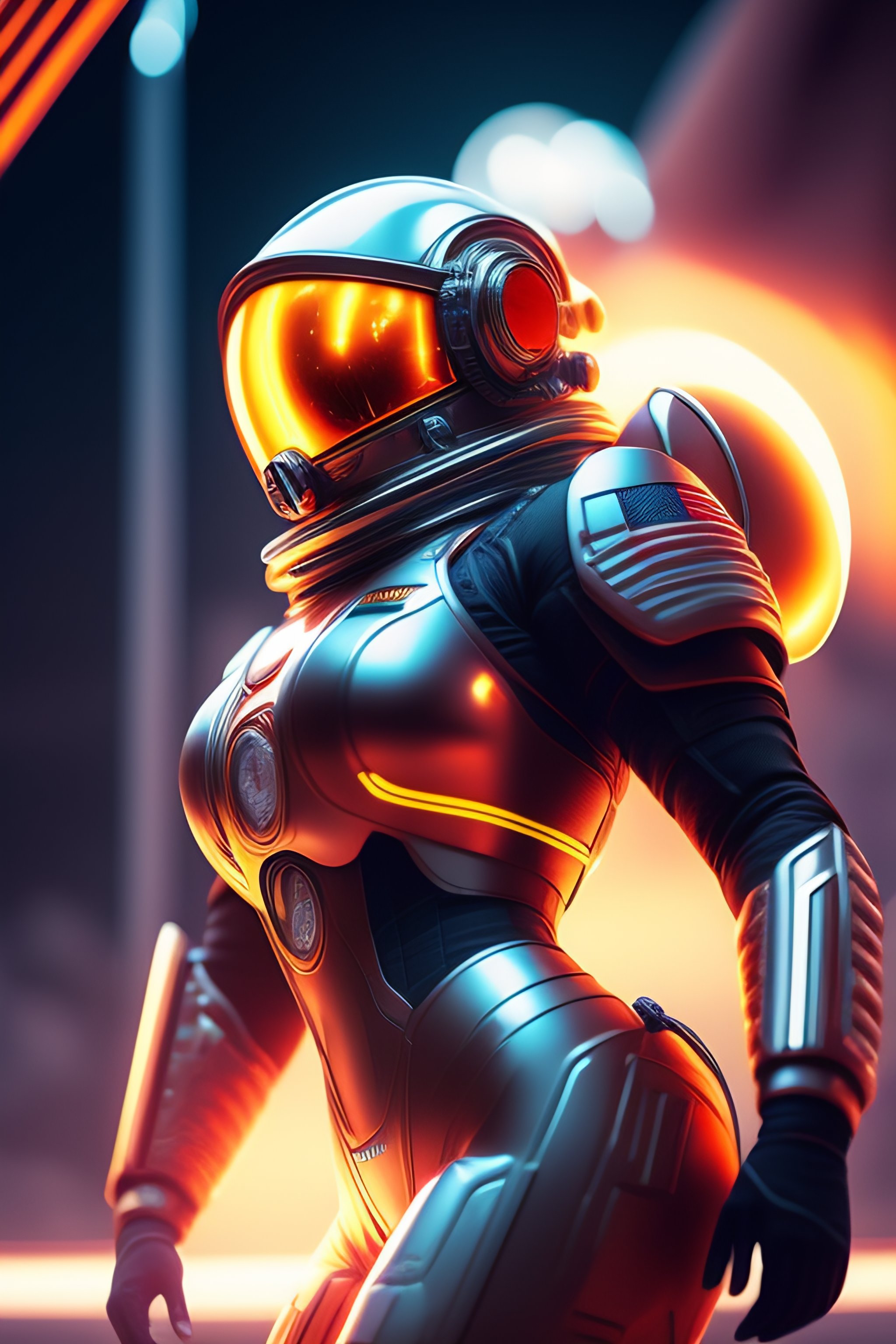 Epic Astronaut Background