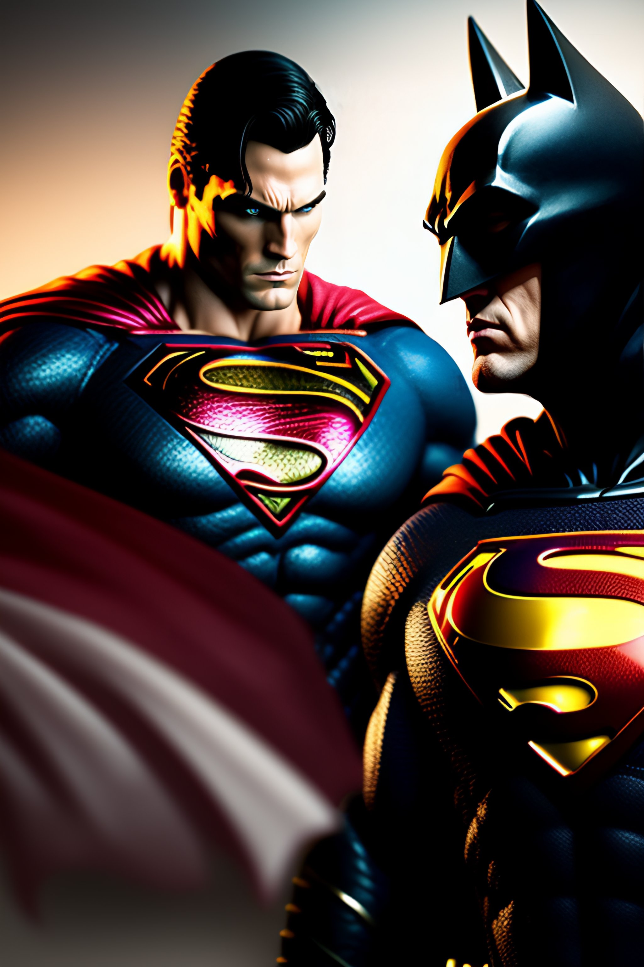 Lexica - Batman fighting superman