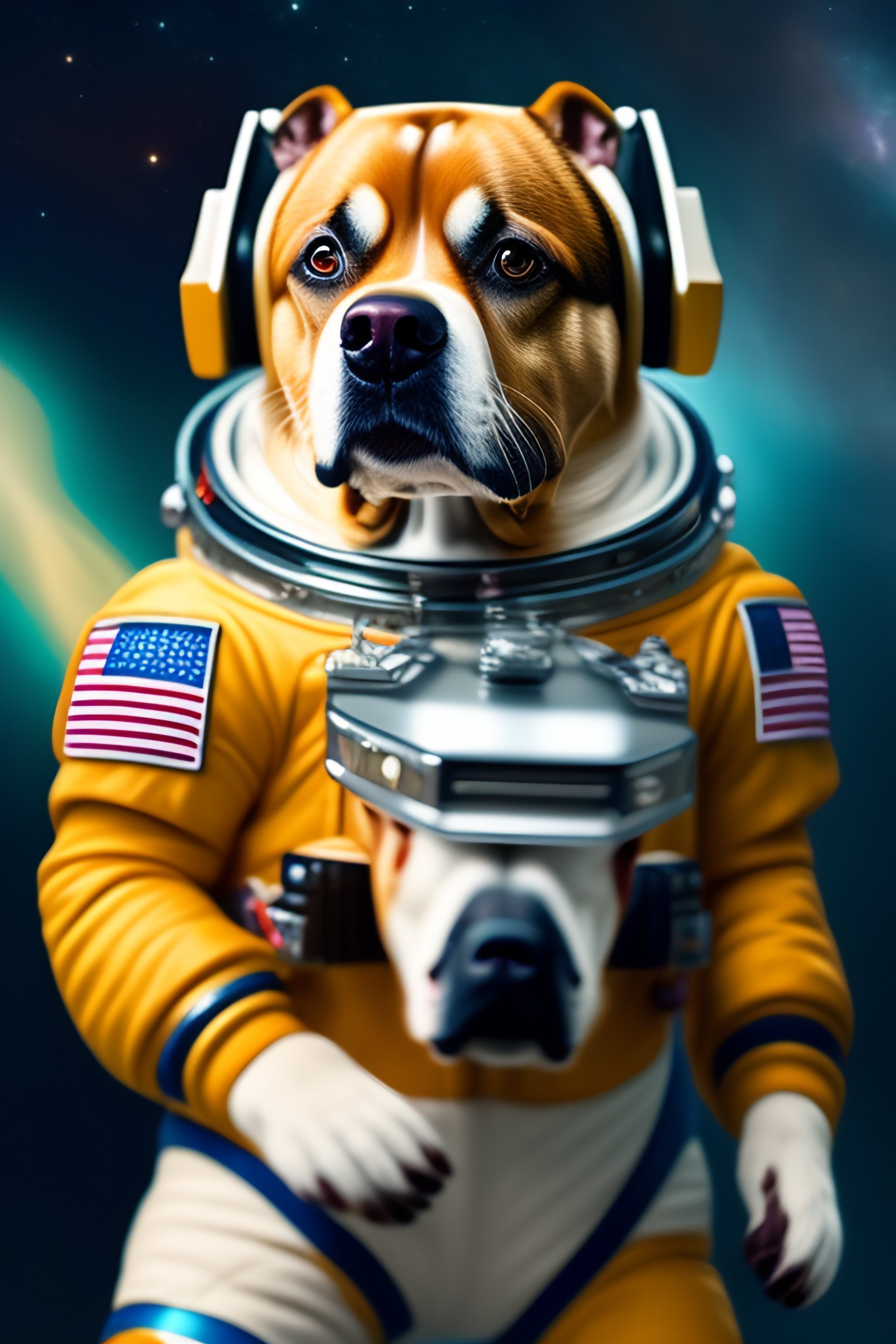 Lexica - Humanoid dog astronaut, the movie, garbage of the galaxy