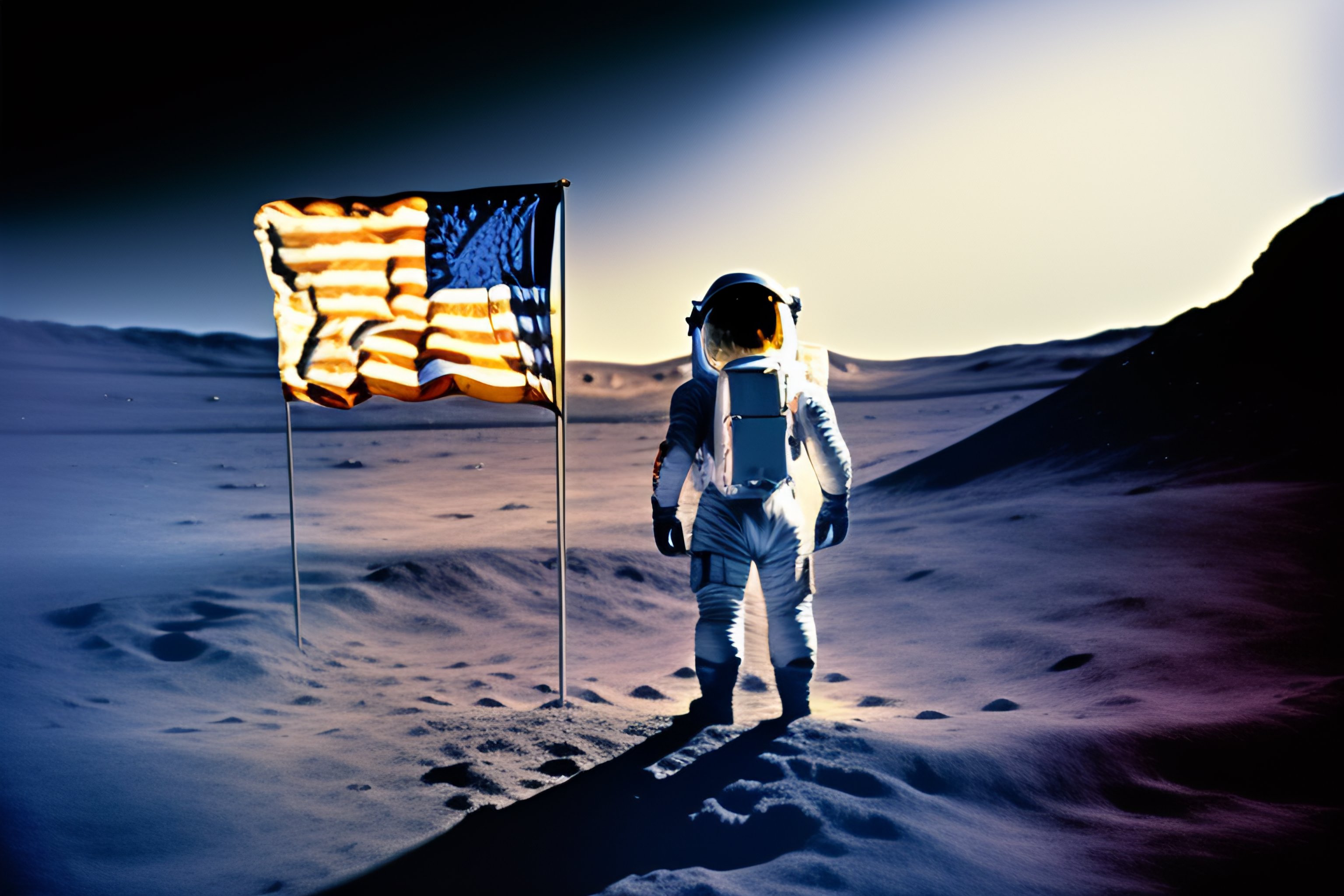 Neil Armstrong Flag