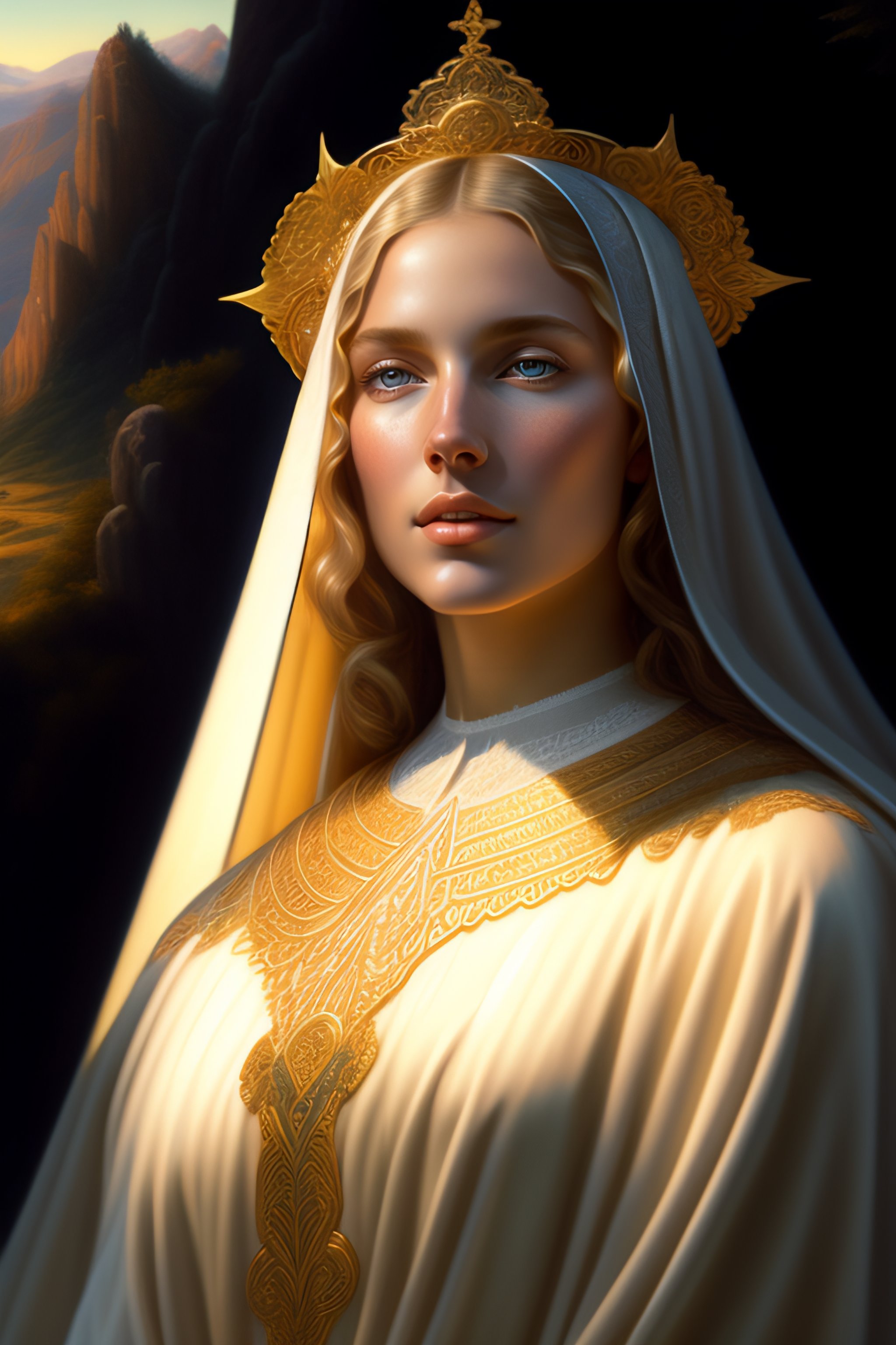 Lexica - Virgin mary of perpetual succor full body with beautiful lace ...