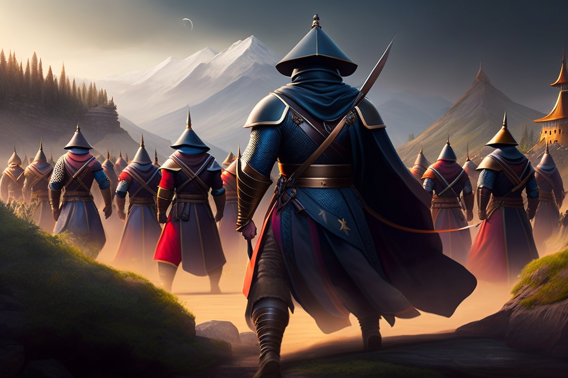 Lexica - Hundreds of ninjas face each other on the battlefield against ...