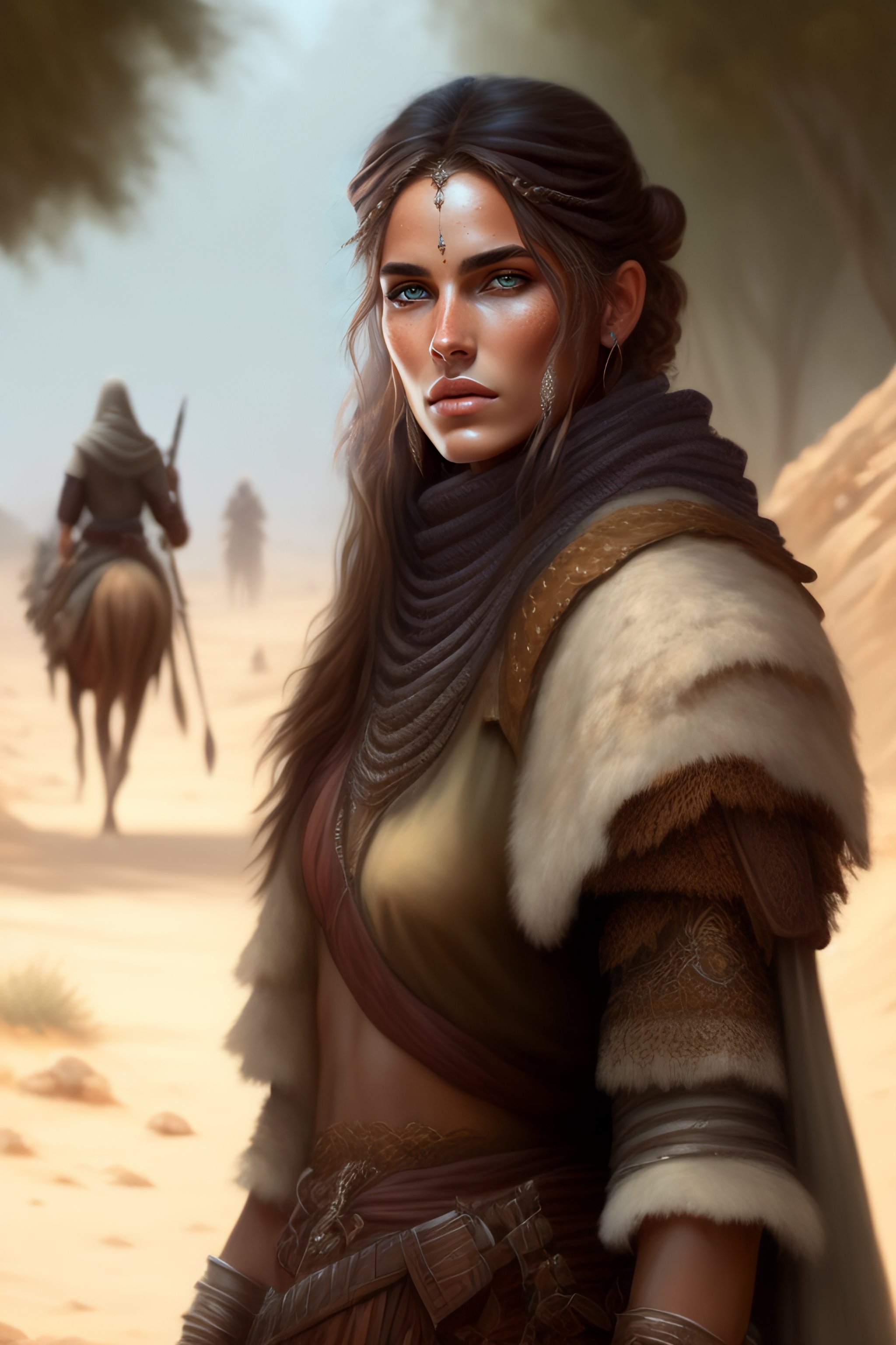 Lexica - A full body portrait of a beautiful soldiers female quarter ...