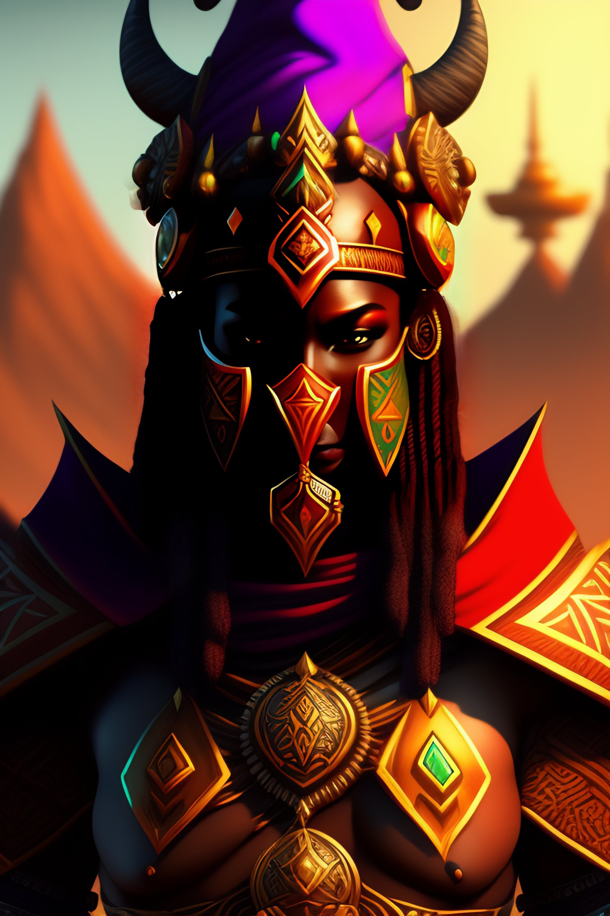 Lexica - Mask tribal afrika voodoo kimetic Video game icon design ...