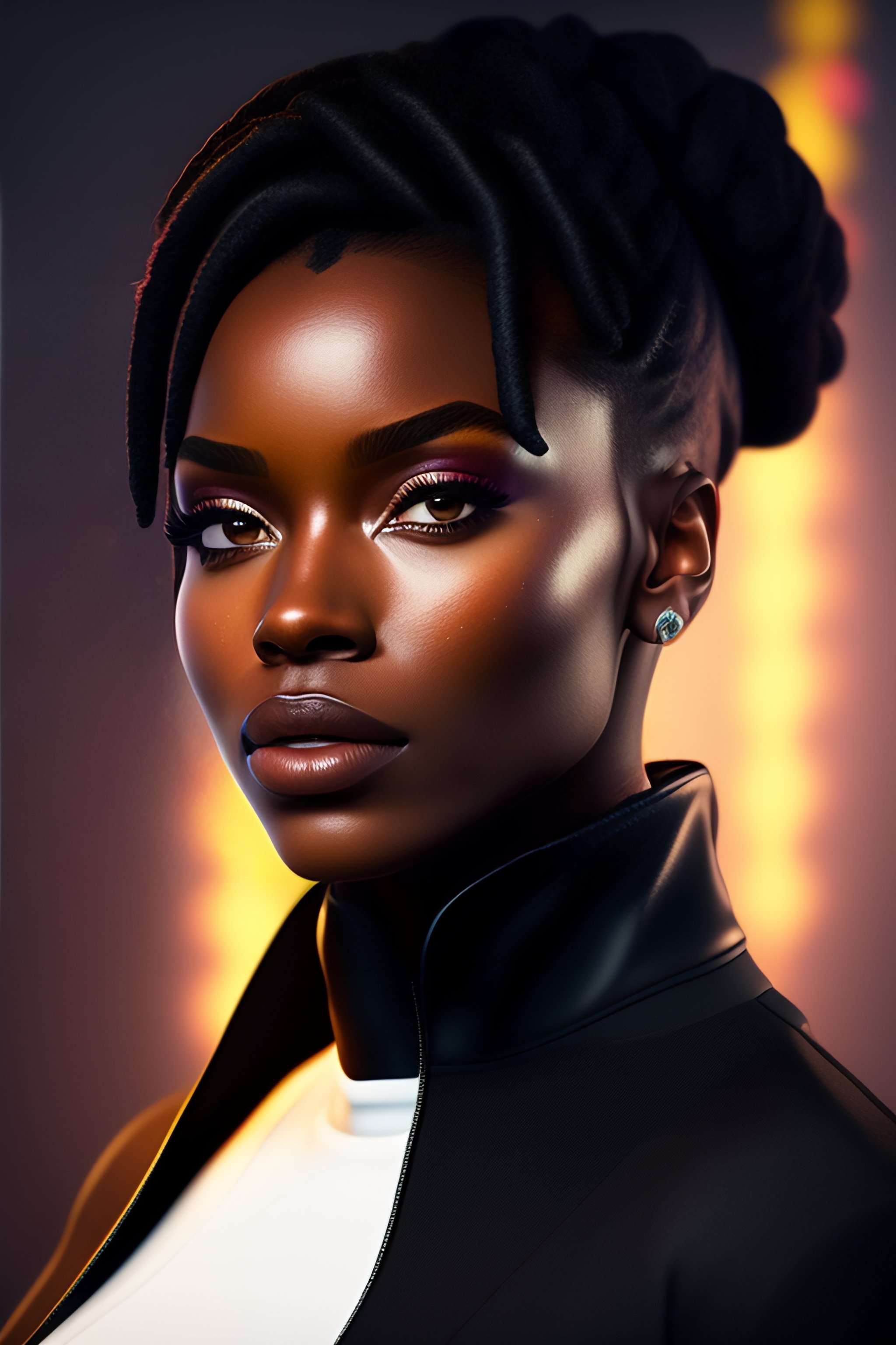 Lexica - A black skin in fortnite