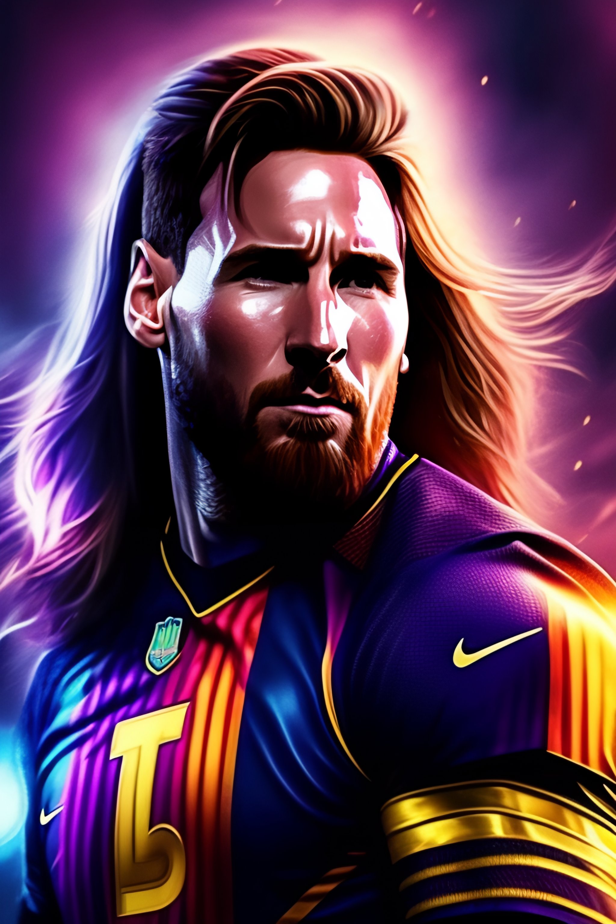 Lexica - Messi killing Thanos