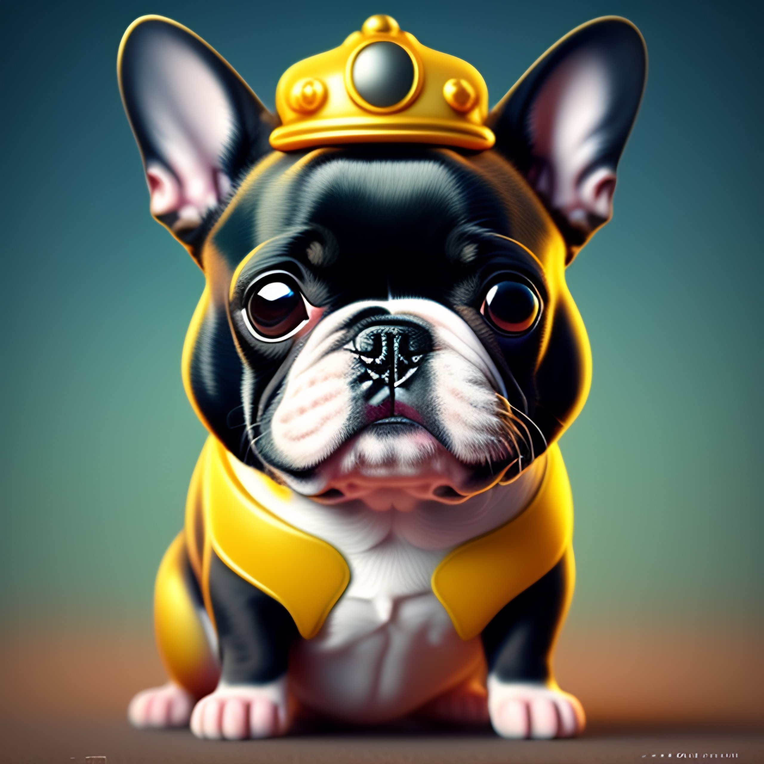 Lexica - Cute and adorable cartoon mafia french bulldog , fantasy ...