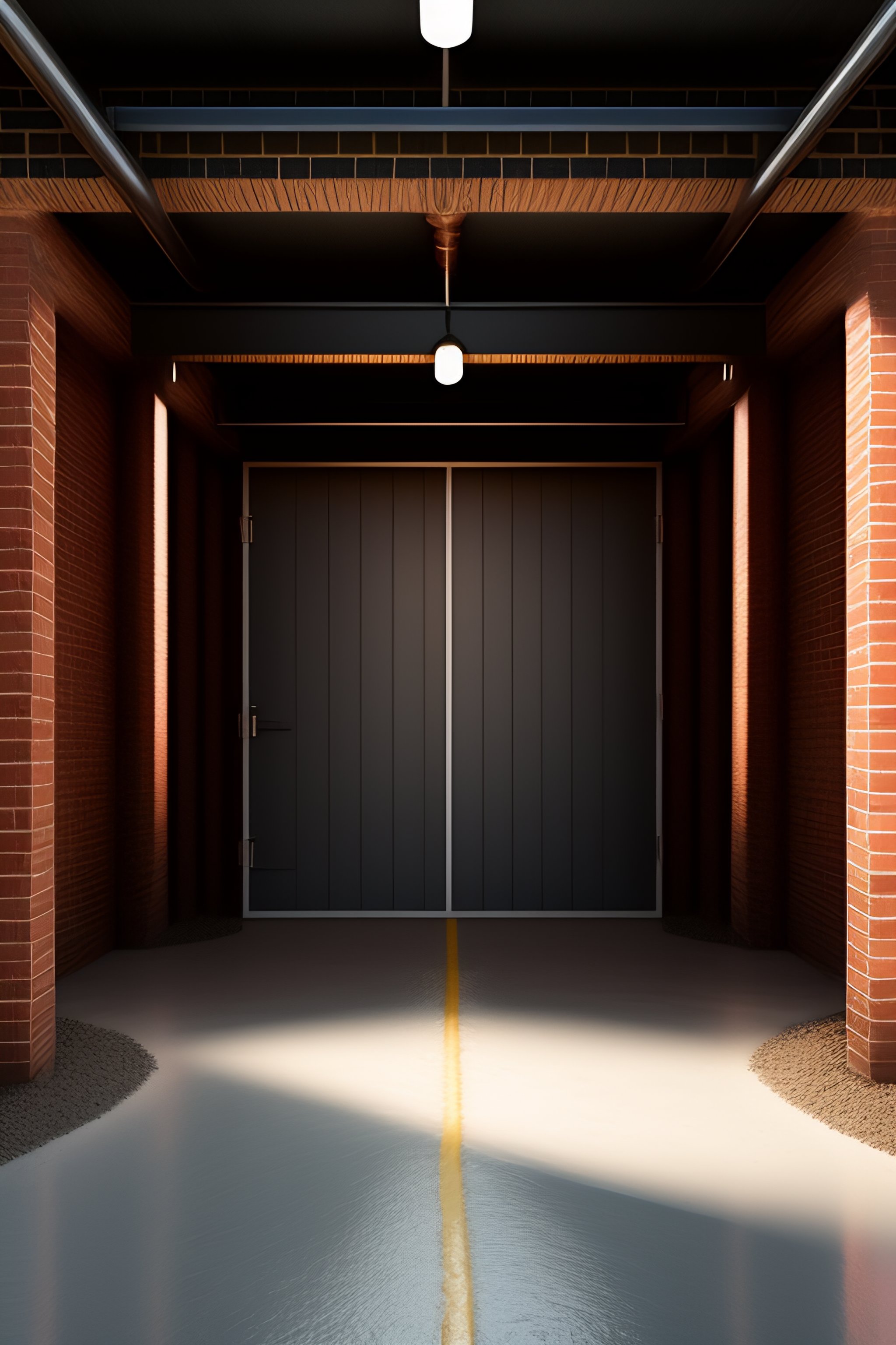 Lexica - Hosting servers in a brick-walled garage