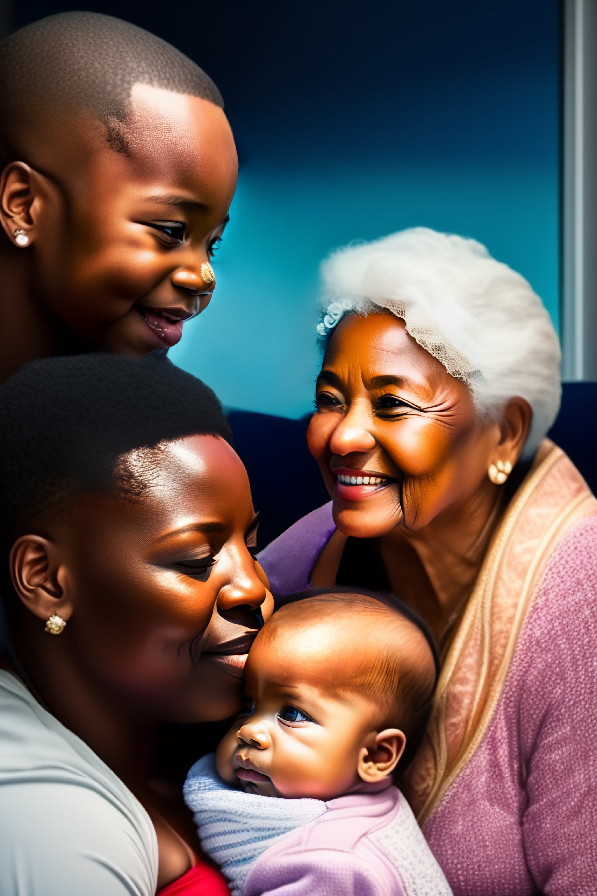 Lexica - Nine months later, the wife gave birth to a beautiful baby boy ...