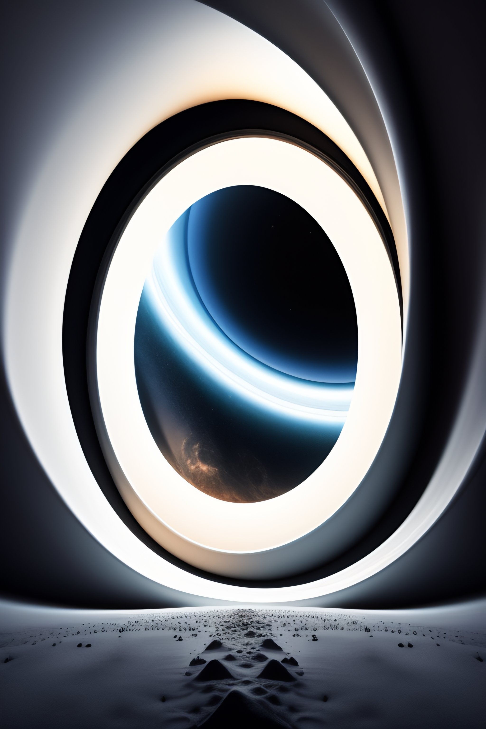 White Black Hole Ring